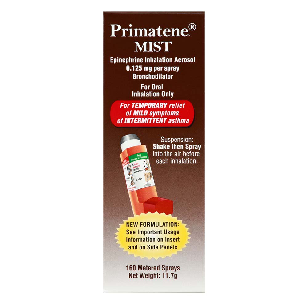 Primatene Mist Epinephrine Inhalation Aerosol Spray - Shop Medicines ...