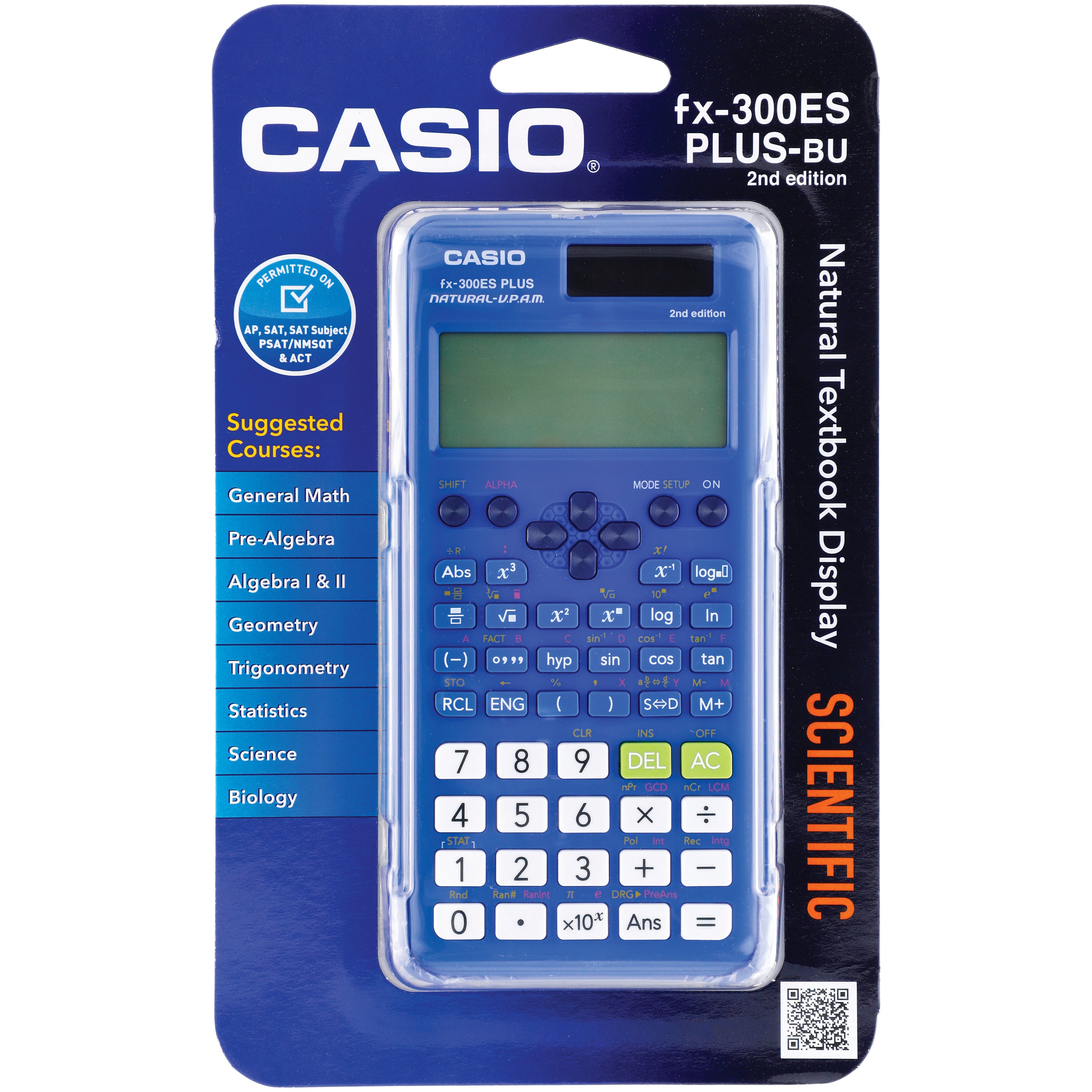 Casio fx-300ES Plus Scientific Blue Calculator, 2nd Edition - Shop ...