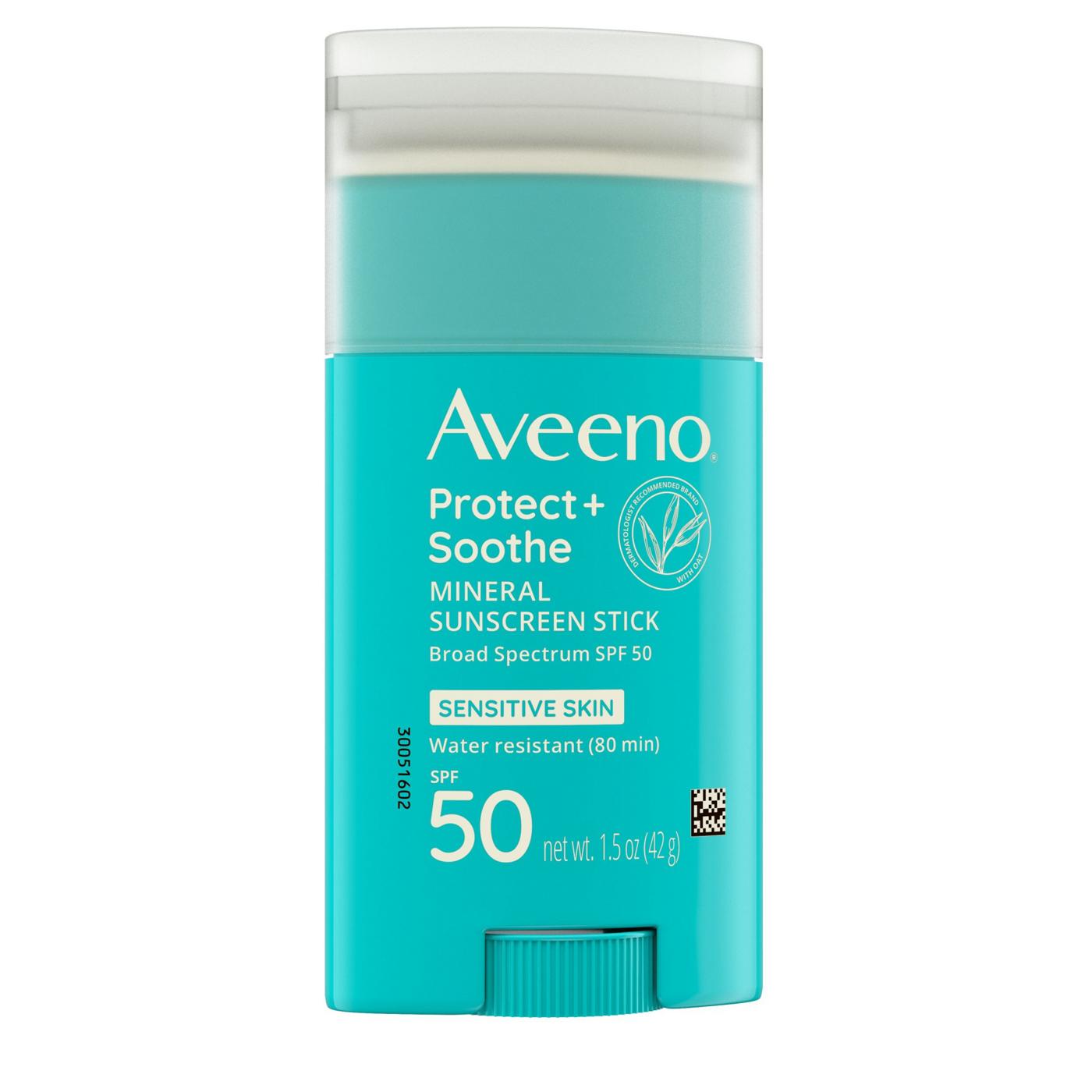 Aveeno Positively Mineral Sensitive Skin Sunscreen Stick Broad Spectrum ... Aveeno Positively Mineral Sensitive Skin Sunscreen Stick Broad Spectrum ...
