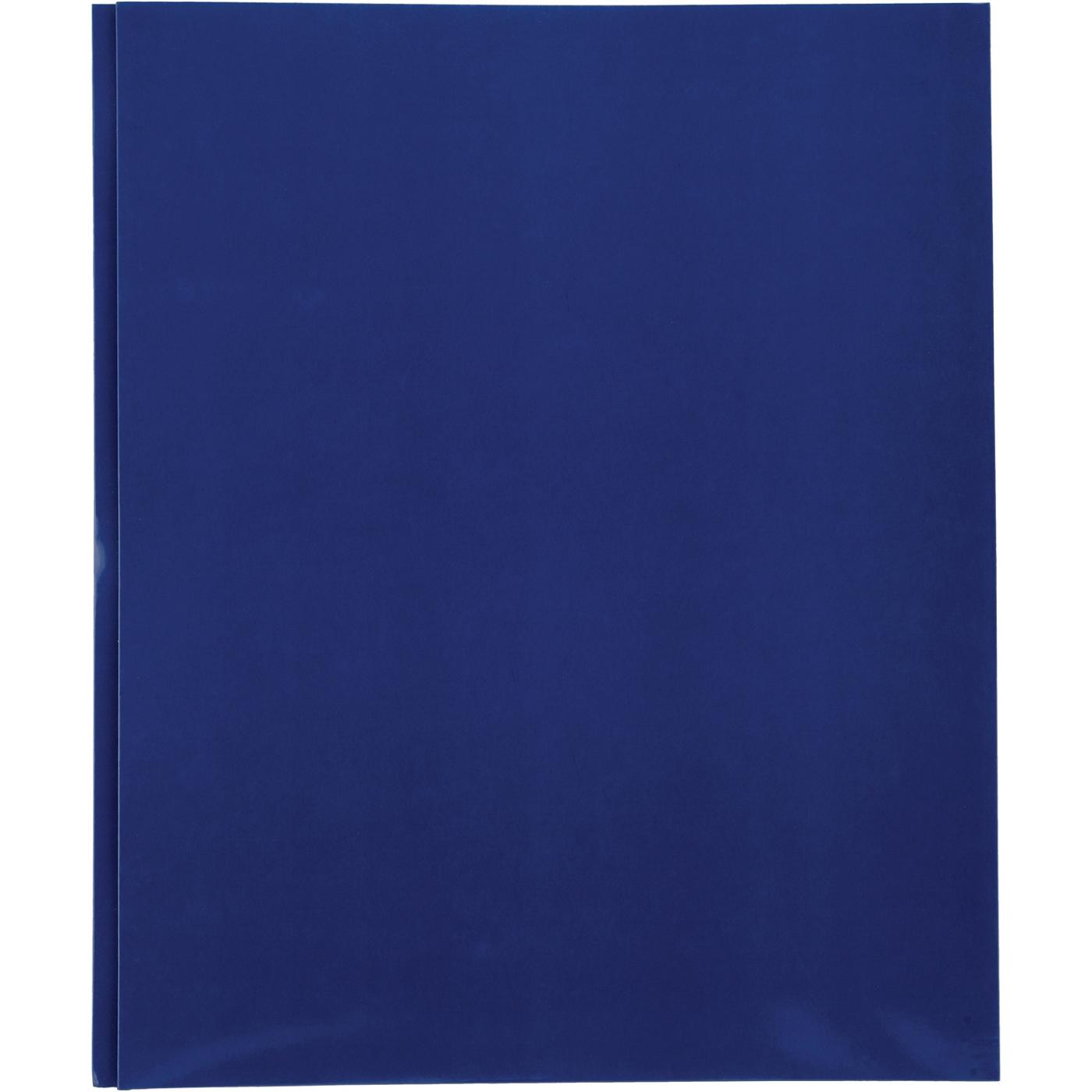 H-E-B Laminated Pocket Folder with Prongs - Blue - Shop Folders at H-E-B