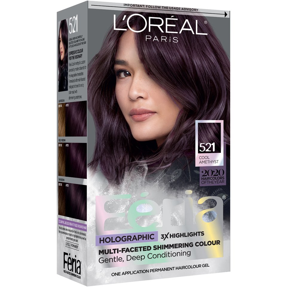 L'Oréal Paris Paris Feria Permanent Hair Color 521 Cool Amethyst ...