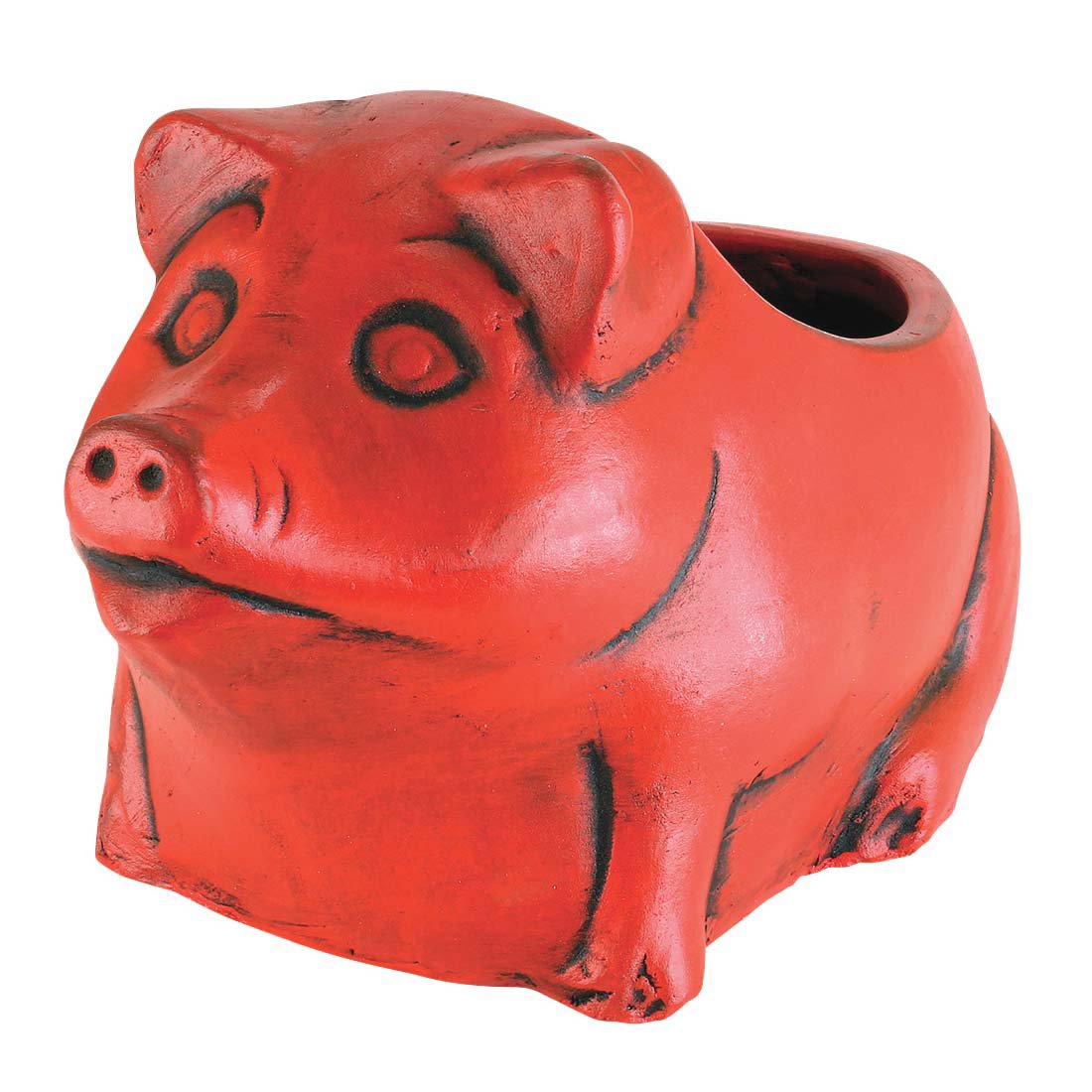 PR Imports Red Pig Planter - Shop Pots & planters at H-E-B