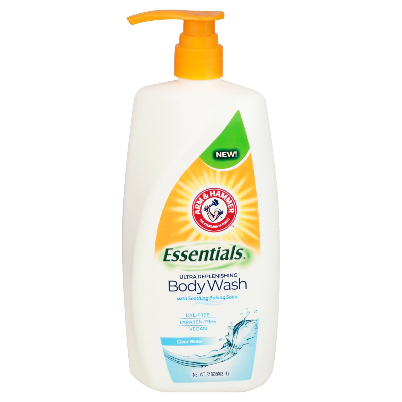 Arm & Hammer Essentials Ultra Replenishing Body Wash Clear Water - Shop ...