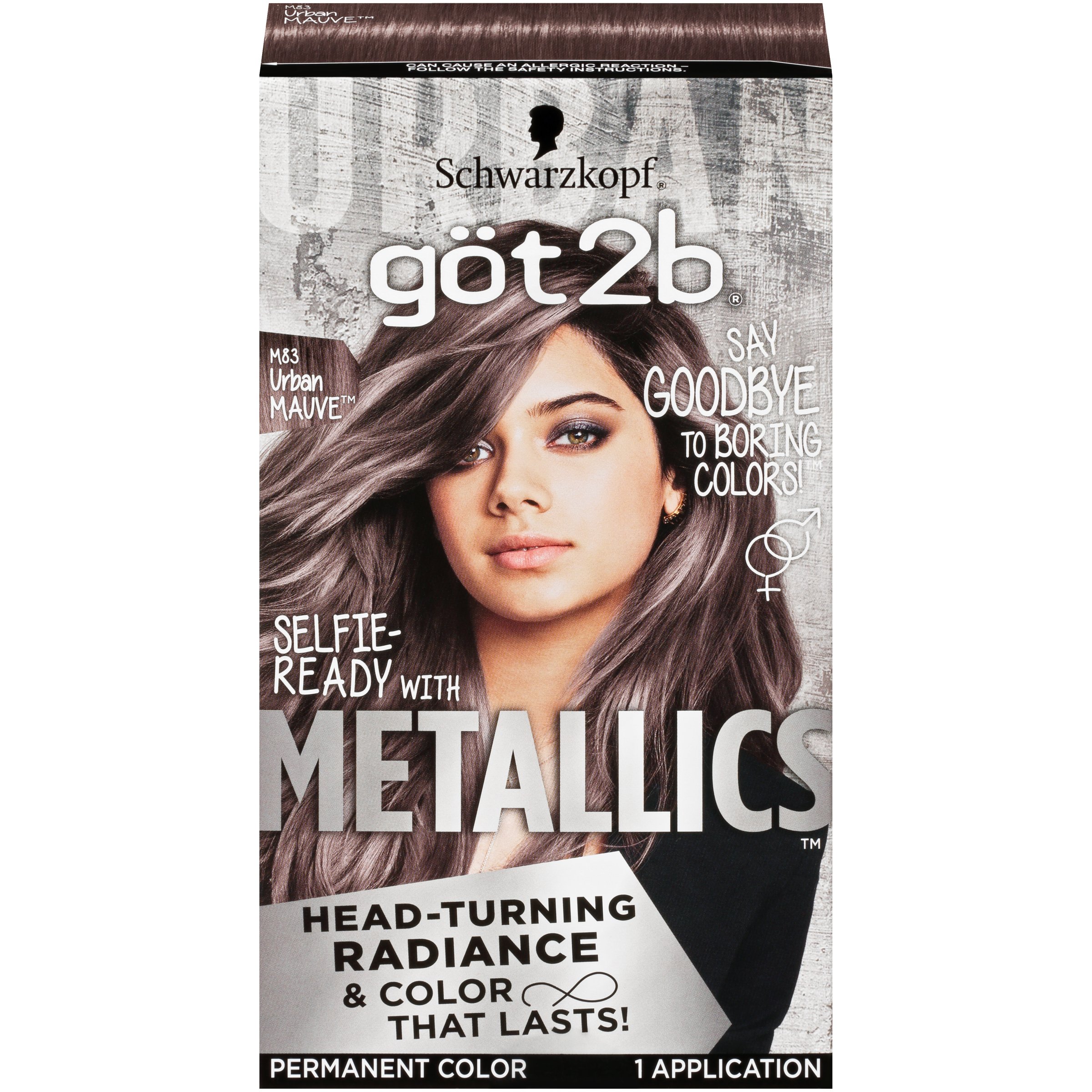 Got2b Metallics Permanent Hair Color, M83 Urban Mauve - Shop Hair color ...