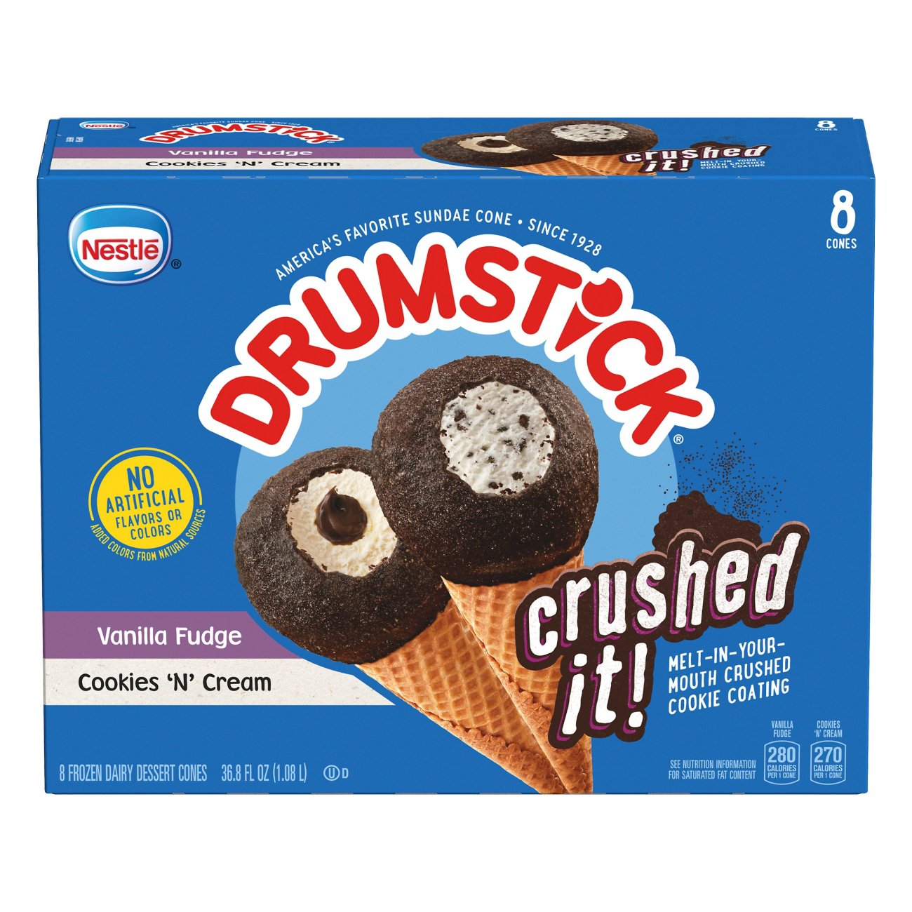 Nestle Drumstick Crushed It! Dessert Cones Variety Pack - Shop Cones ...