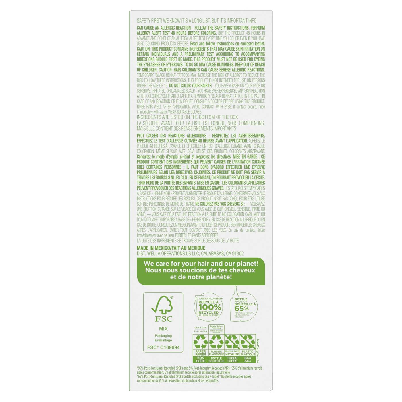 Clairol Natural Instincts Vegan Demi-Permanent Hair Color - 5C Brass ...