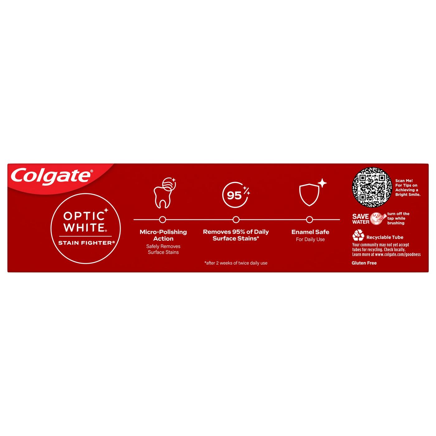 Colgate Optic White Anticavity Toothpaste - Clean Mint - Shop ...