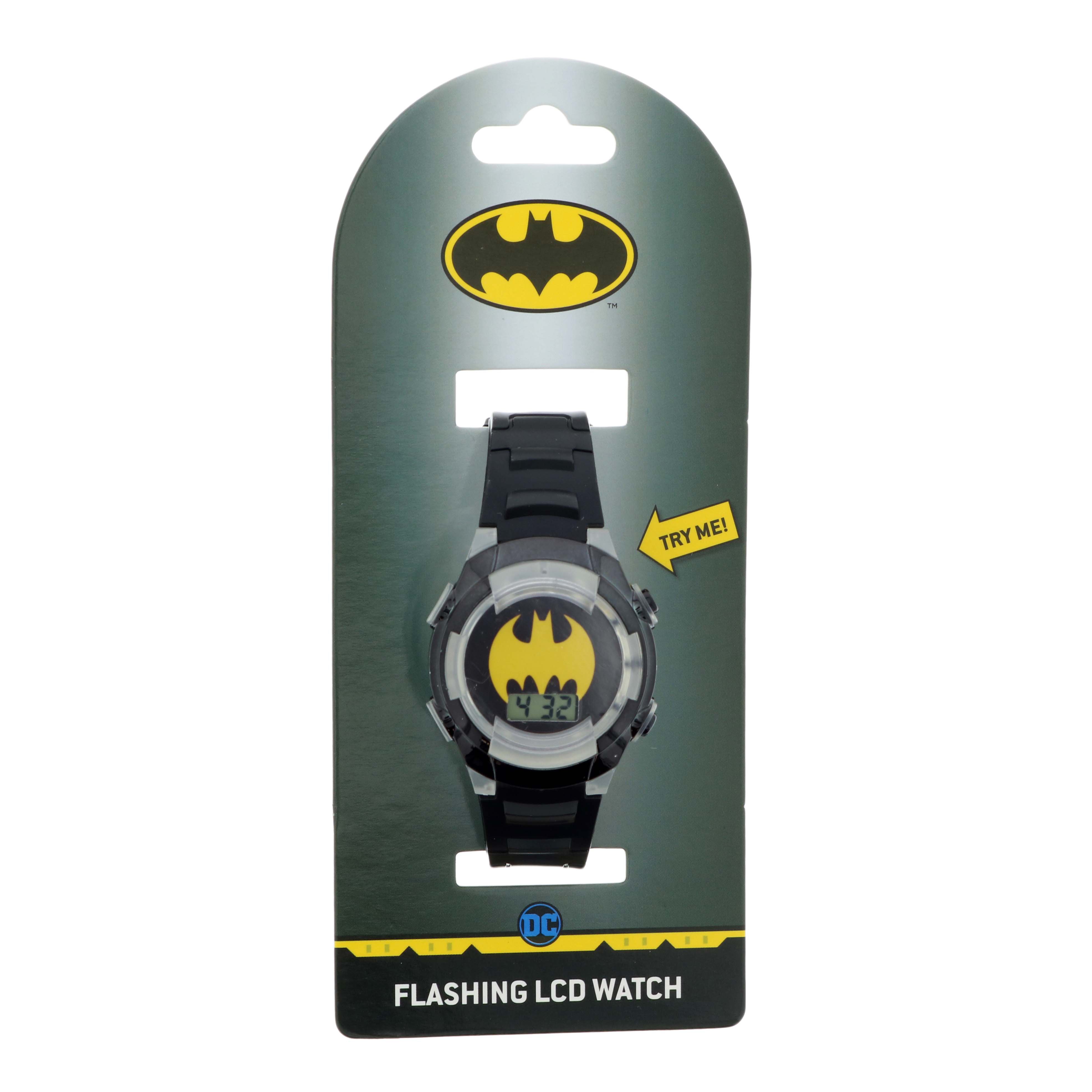 Warner Brothers Batman Flashing Dial Watch - Shop Wearable technology ...