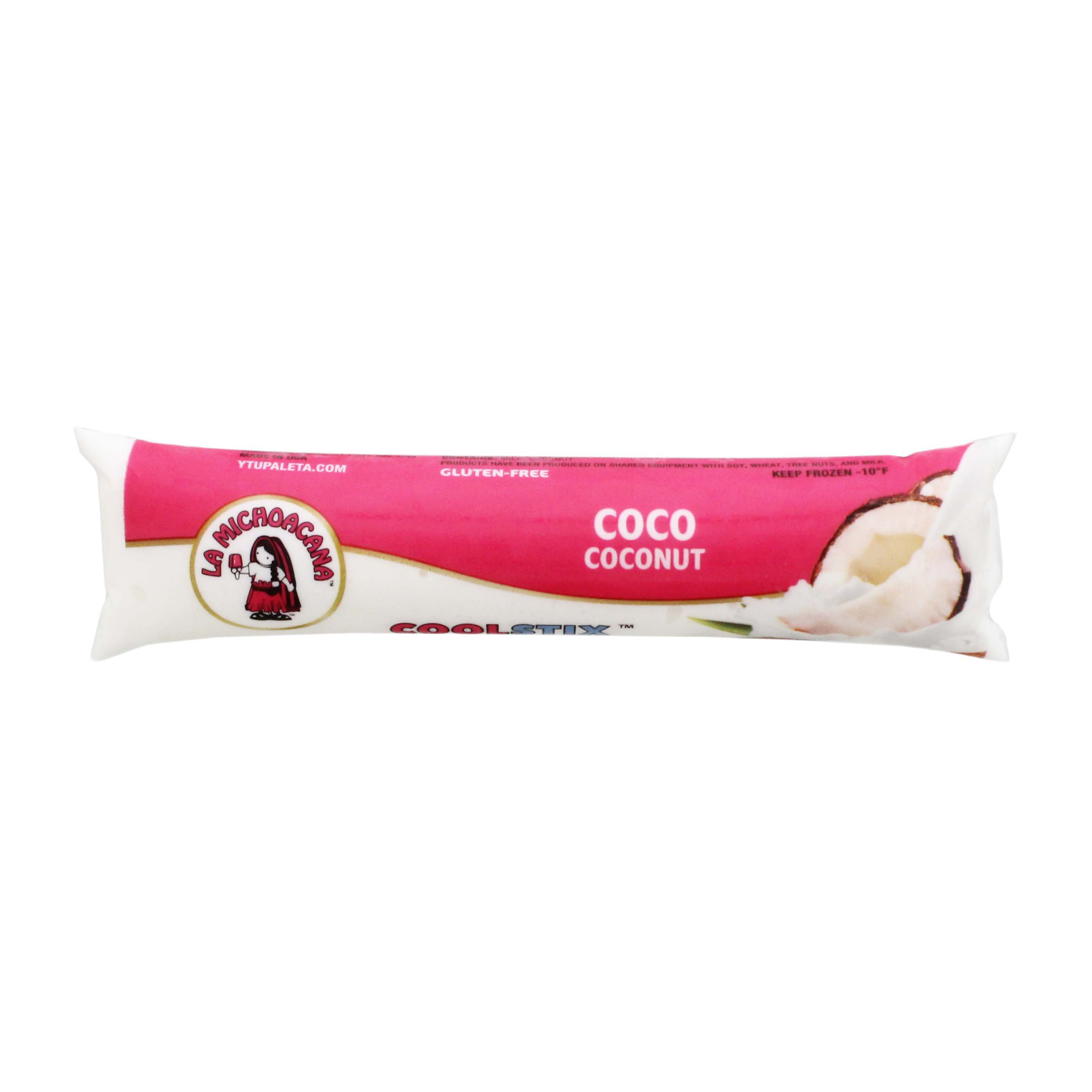 La Michoacana Single Coconut Bolis CoolStix - Shop Bars & Pops at H-E-B