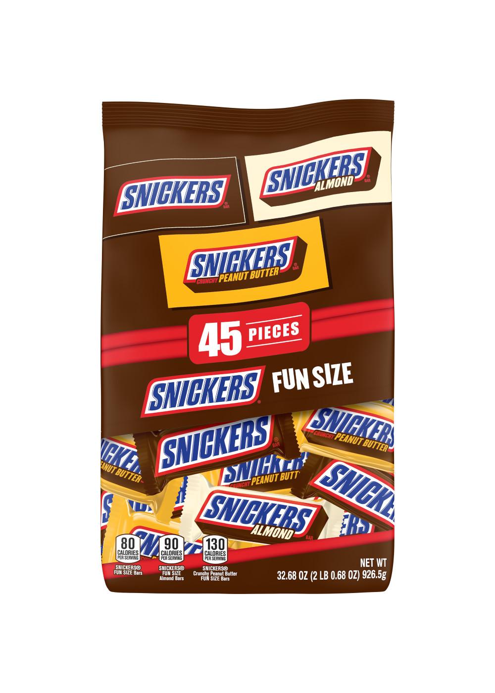 Snickers Assorted Chocolate Fun Size Candy Bars - Shop Candy at H-E-B