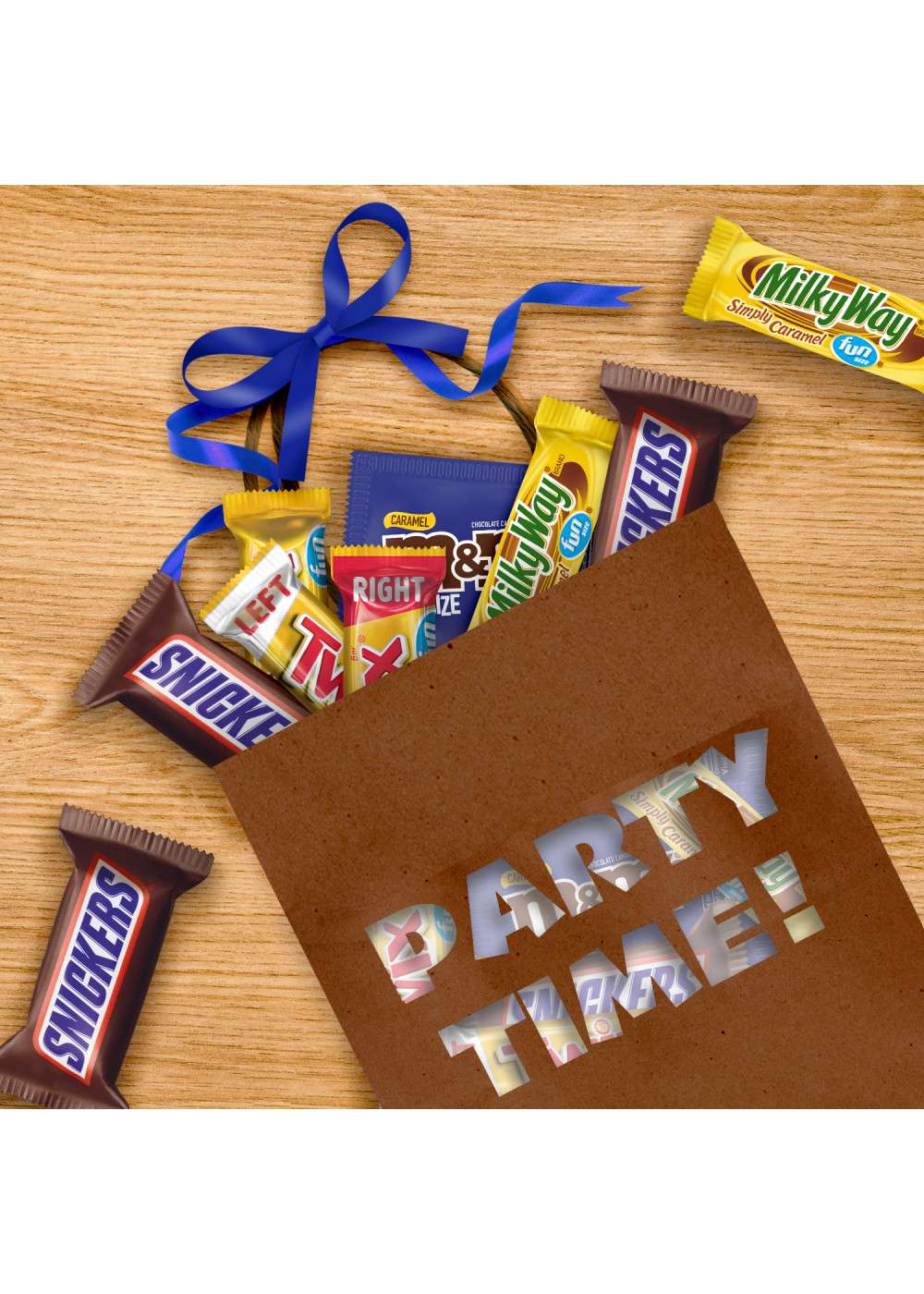 Twix, Snickers, Milky Way & M&M'S Caramel Lovers Assorted Fun Size ...