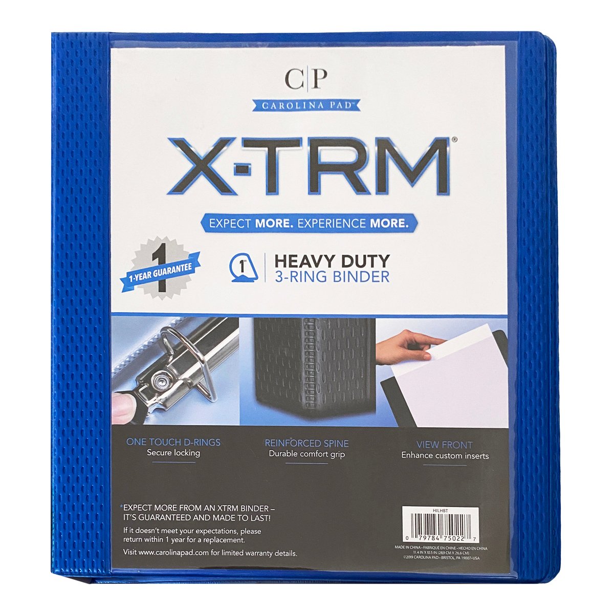 Carolina Pad X-TRM Heavy Duty 3 Ring Binder - Blue - Shop Binders at H-E-B