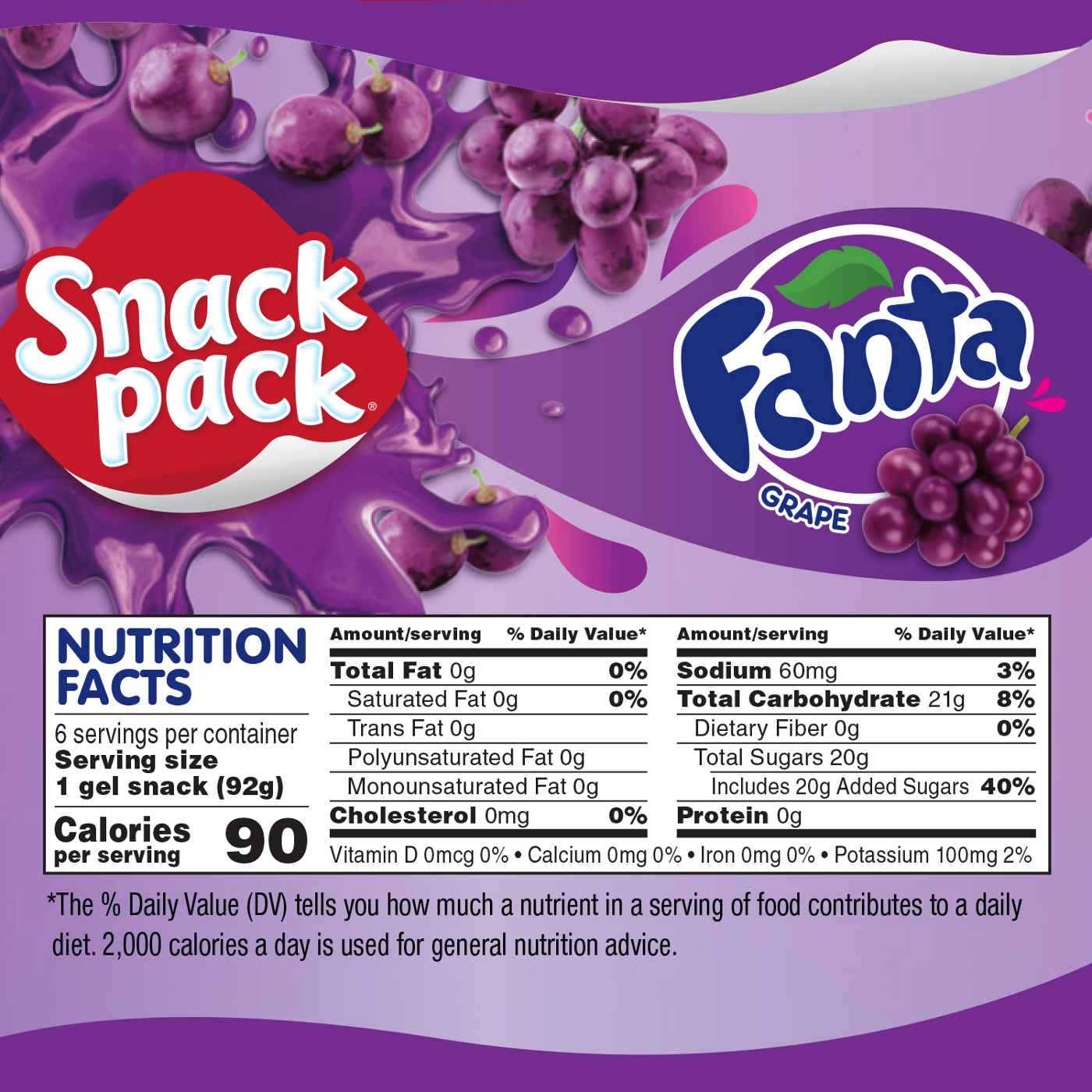 Snack Pack Fanta Grape Juicy Gels Cups - Shop Pudding & gelatin at H-E-B