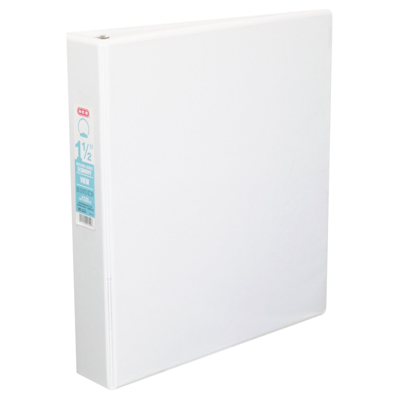 H-E-B Round Ring Economy View Binder - White - Shop Binders at H-E-B