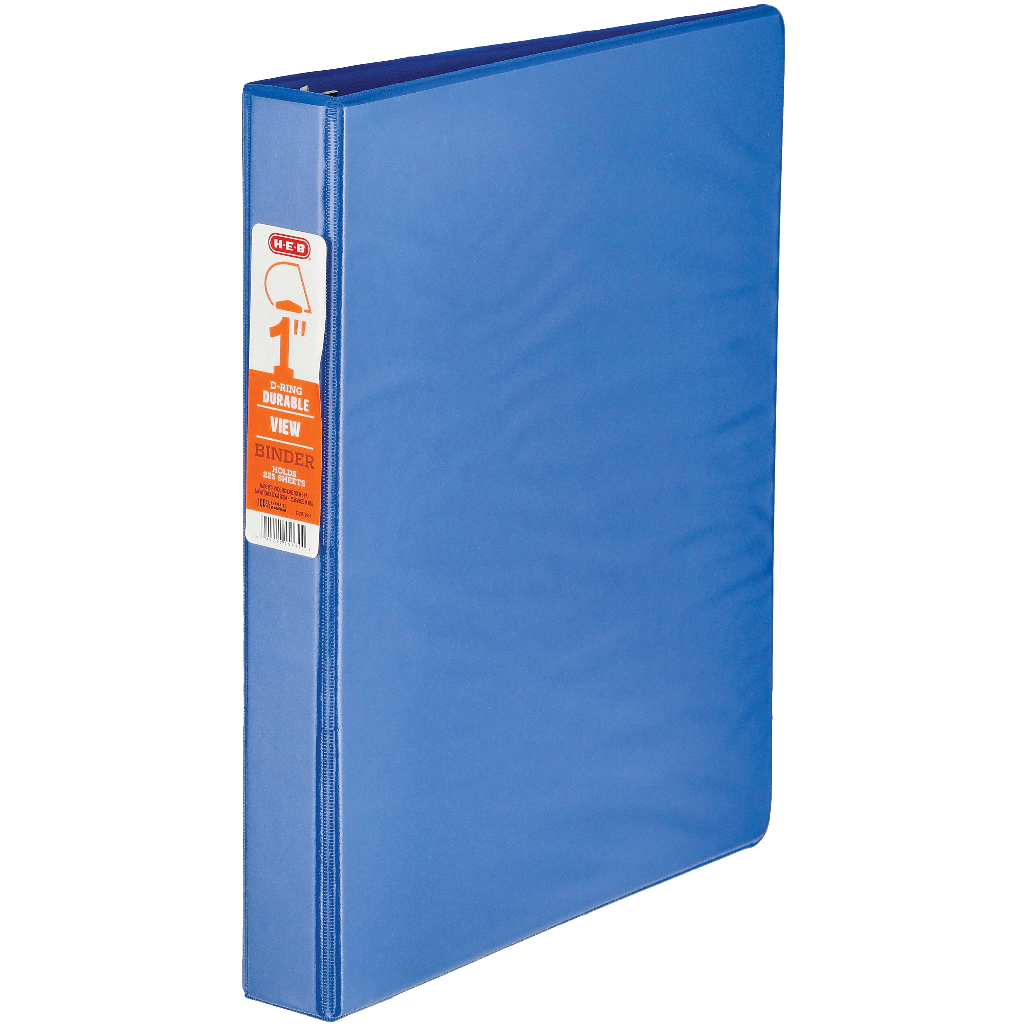 H-E-B D-Ring Durable View Binder - Blueberry - Shop Binders at H-E-B