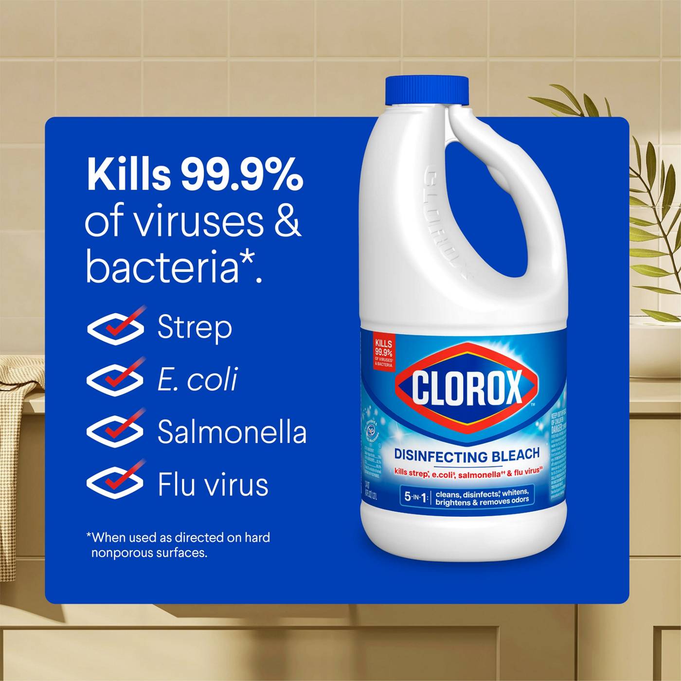 Clorox Disinfecting Bleach - Concentrated Formula - Regular - Shop ...