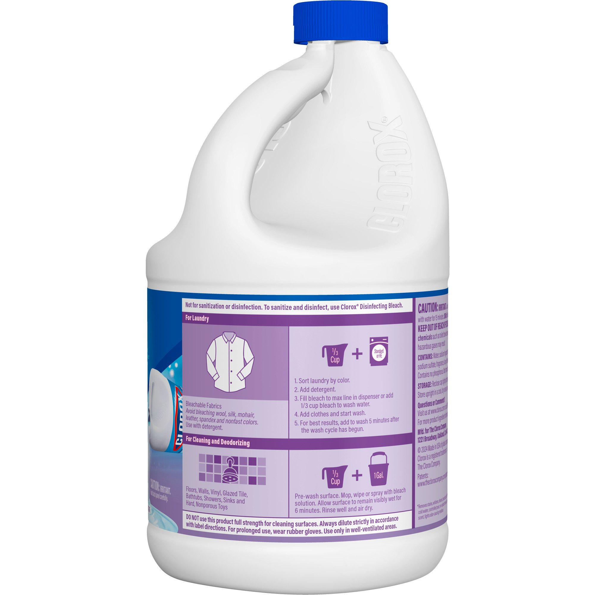 Clorox Bleach Drink CLOROX Bleach Original 1Liter Pack Of 2 Fabric