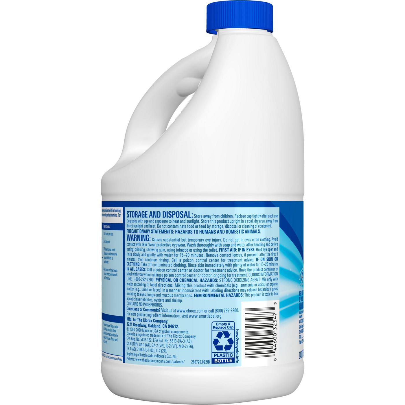 Clorox Splash-Less Disinfecting Bleach - Regular - Shop Bleach at H-E-B