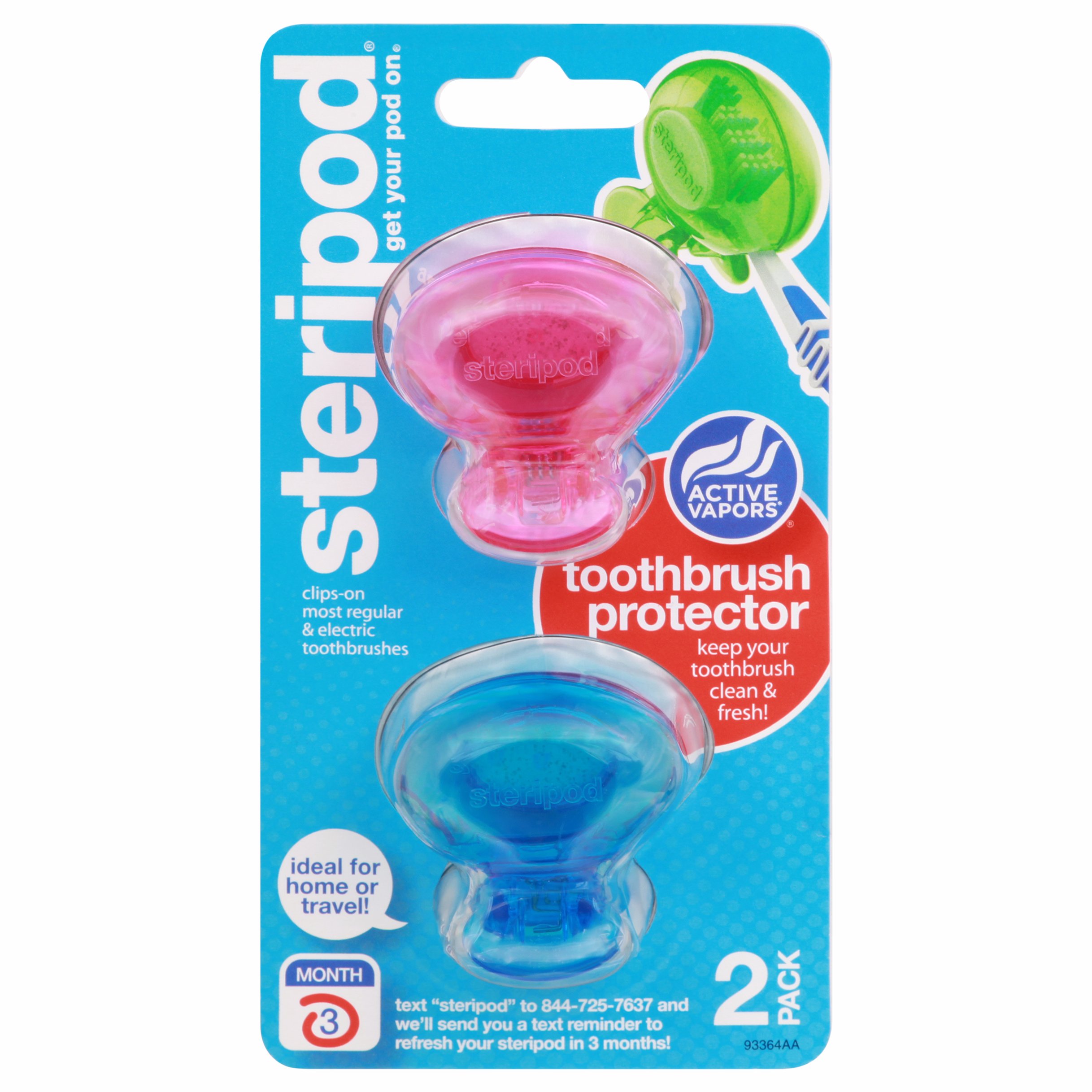 Steripod Toothbrush Protector Clip On - Shop Toothbrushes at H-E-B