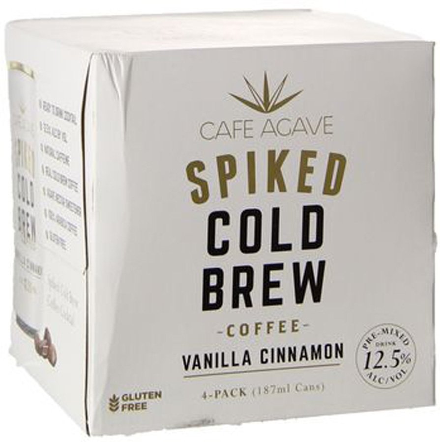 Cafe Agave Vanilla Cinnamon Spiked Cold Brew Coffee 6.3 oz Cans - Shop ...