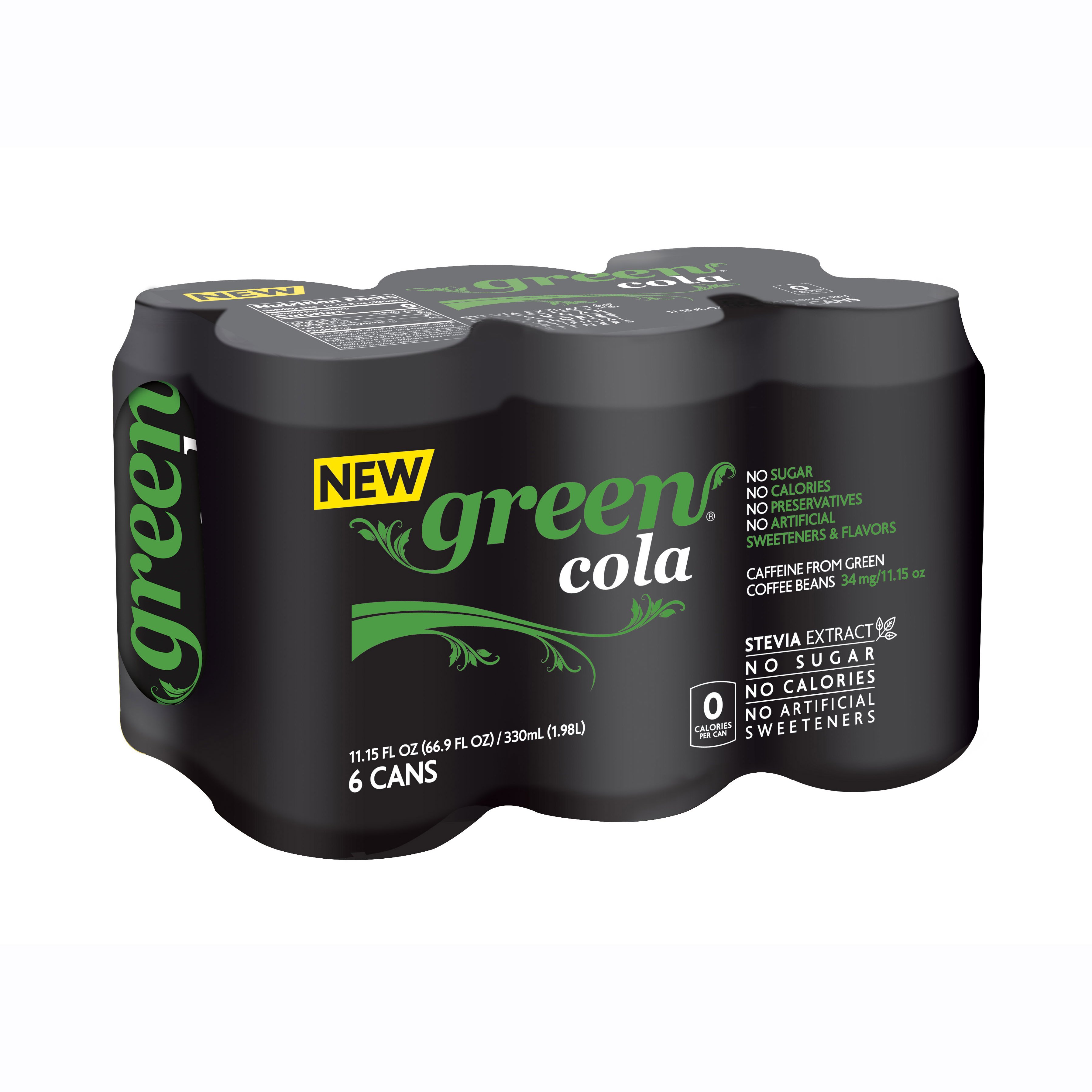 Green Cola Beverage 11.15 oz Cans - Shop Soda at H-E-B