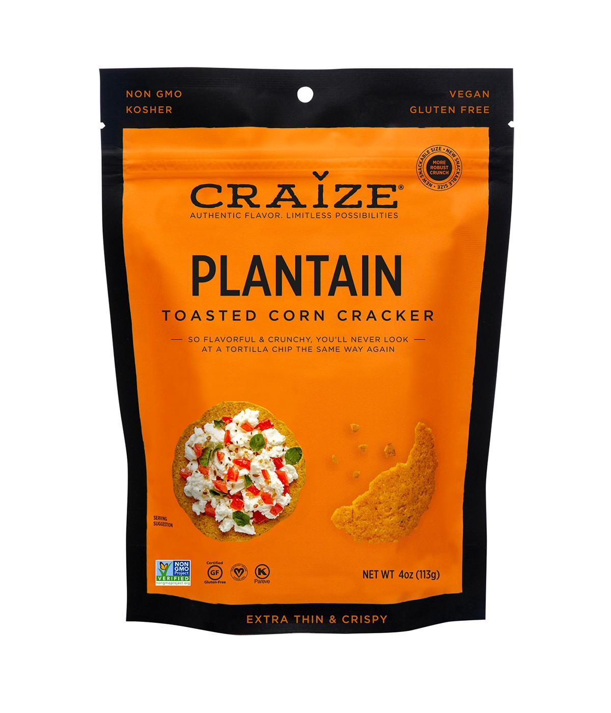 Craize Plantain Toasted Corn Crackers - Shop Crackers & breadsticks at ...