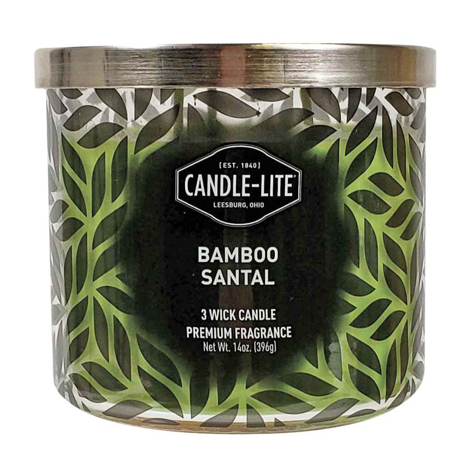 Candle-Lite Bamboo Santal 3 Wick Scented Candle - Shop Air Fresheners ...