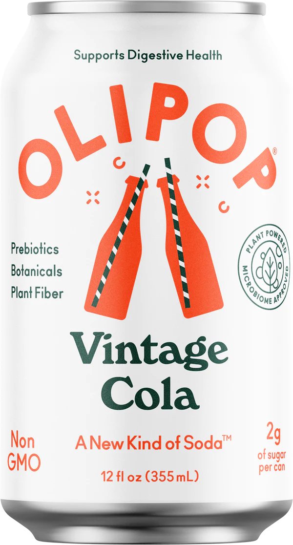 Olipop Prebiotic Soda - Vintage Cola - Keep Chilled - Shop Soda at H-E-B