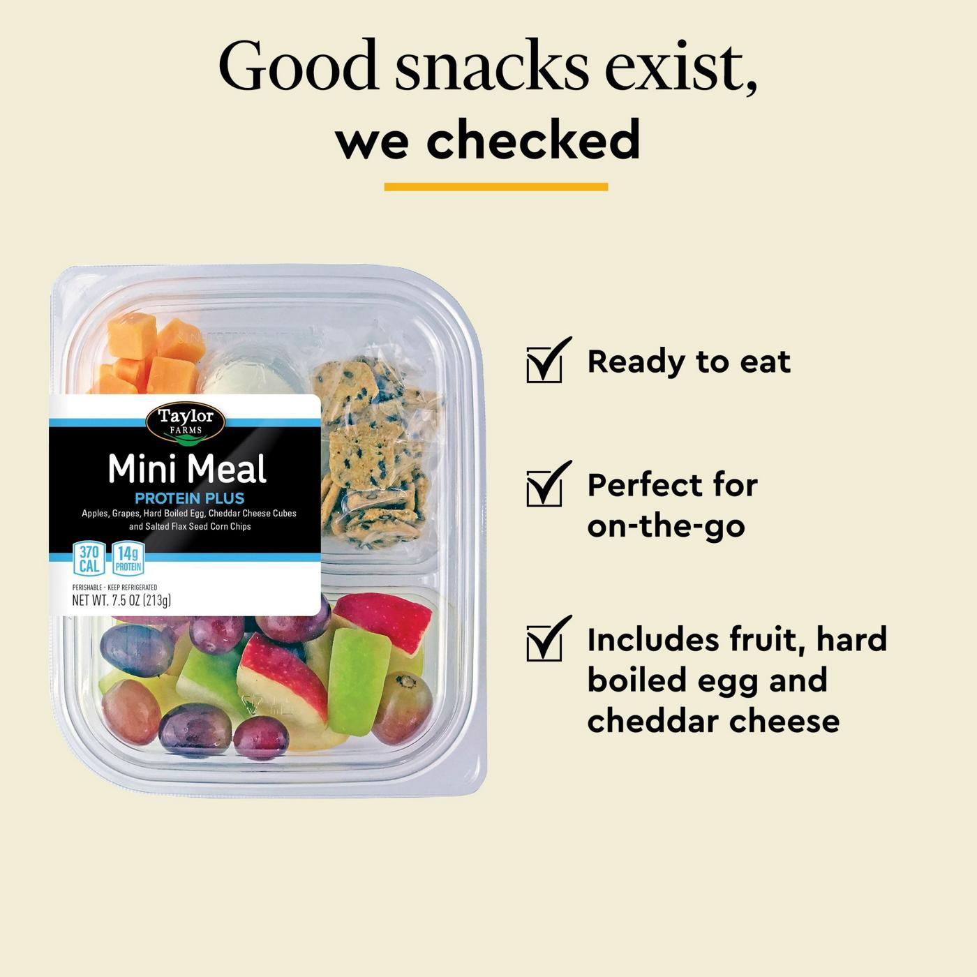 Taylor Farms Protein Plus Mini Meal - Shop Snack trays at H-E-B