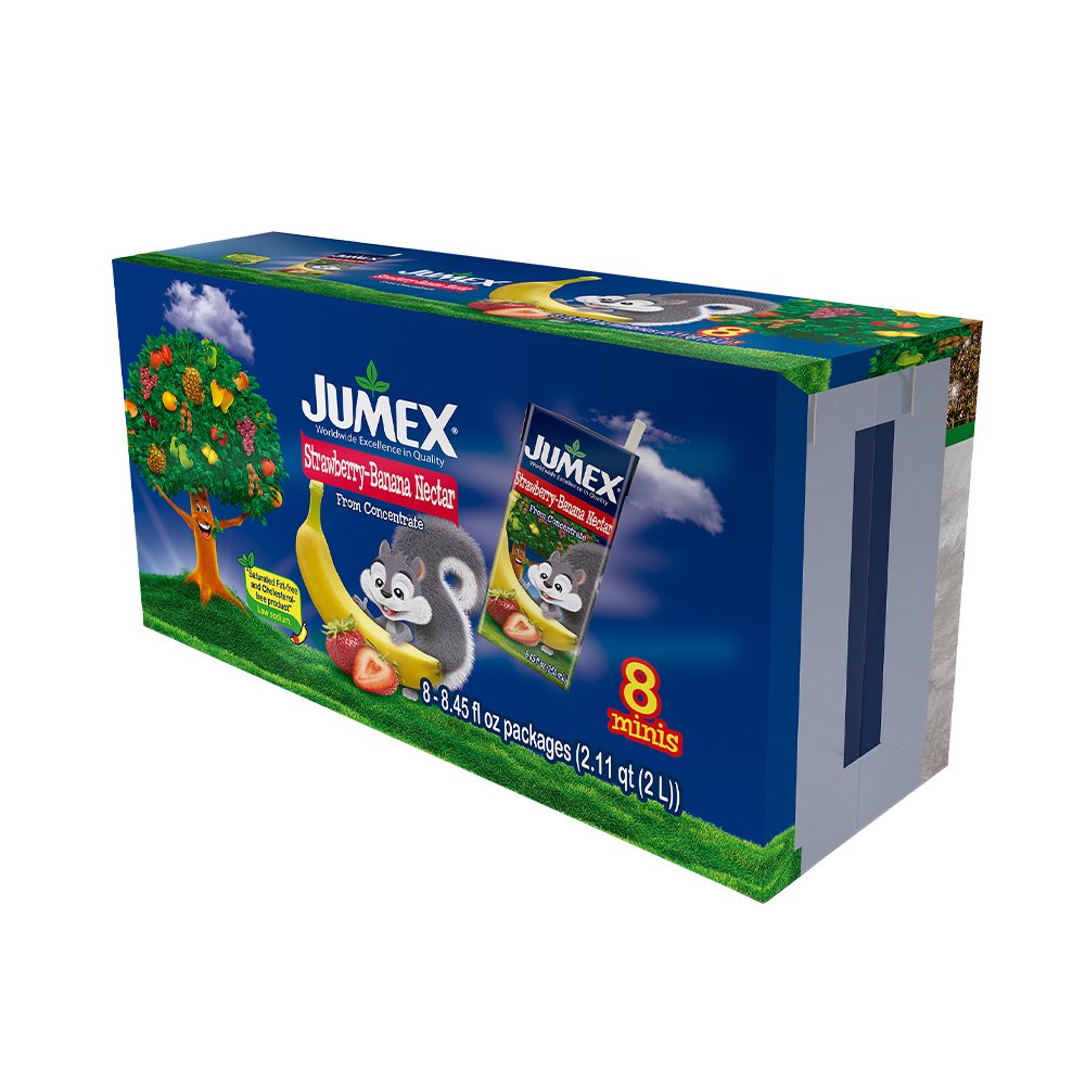 Jumex Strawberry Banana Nectar Juice 8 pk Boxes - Shop Juice at H-E-B
