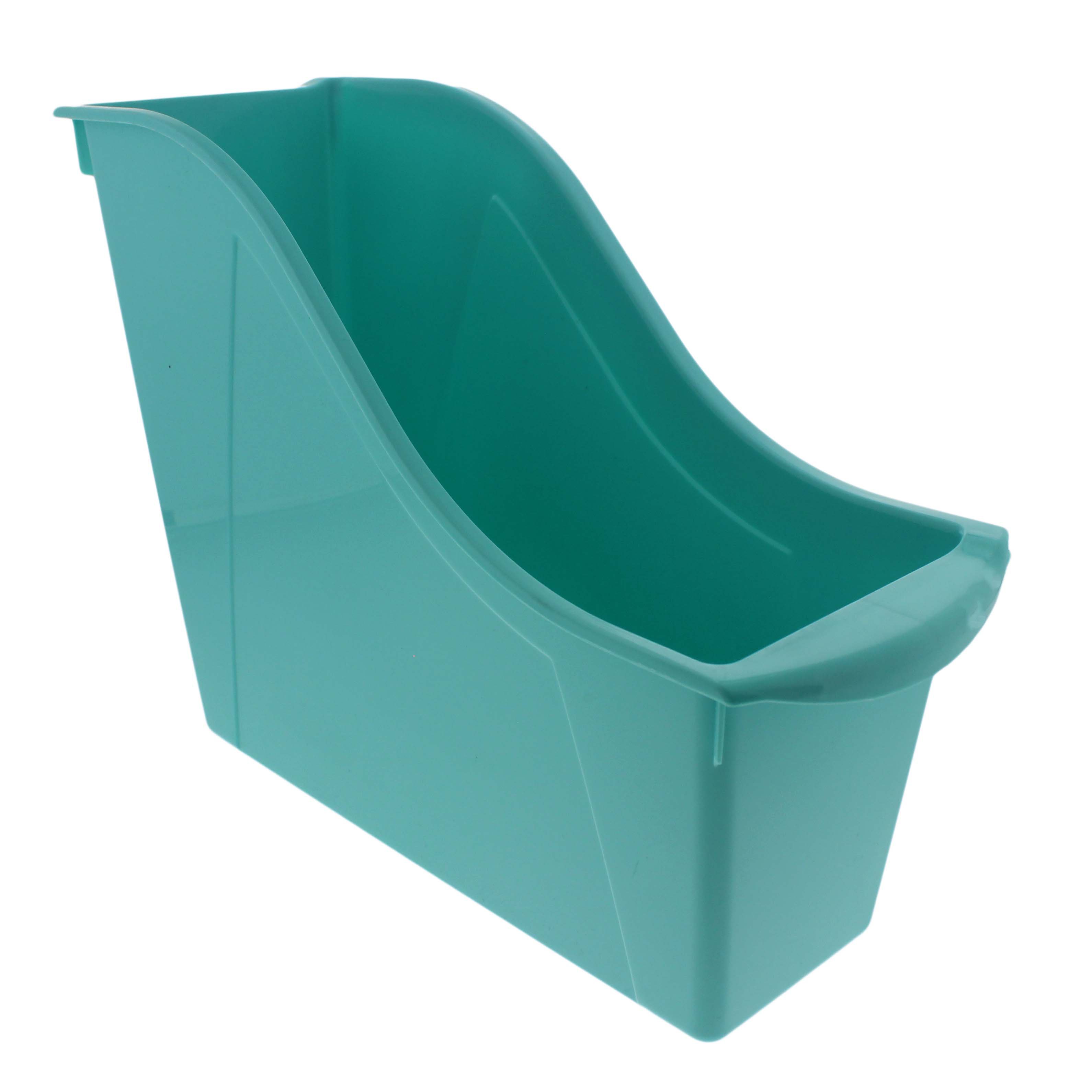 Storex Teal Small Book Bin - Shop Desktop organizers at H-E-B