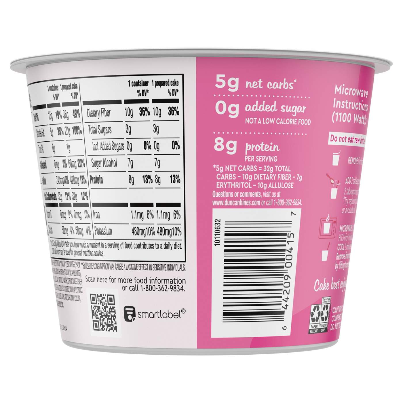 Duncan Hines Keto Friendly Birthday Cake Mix - Shop Baking mixes at H-E-B