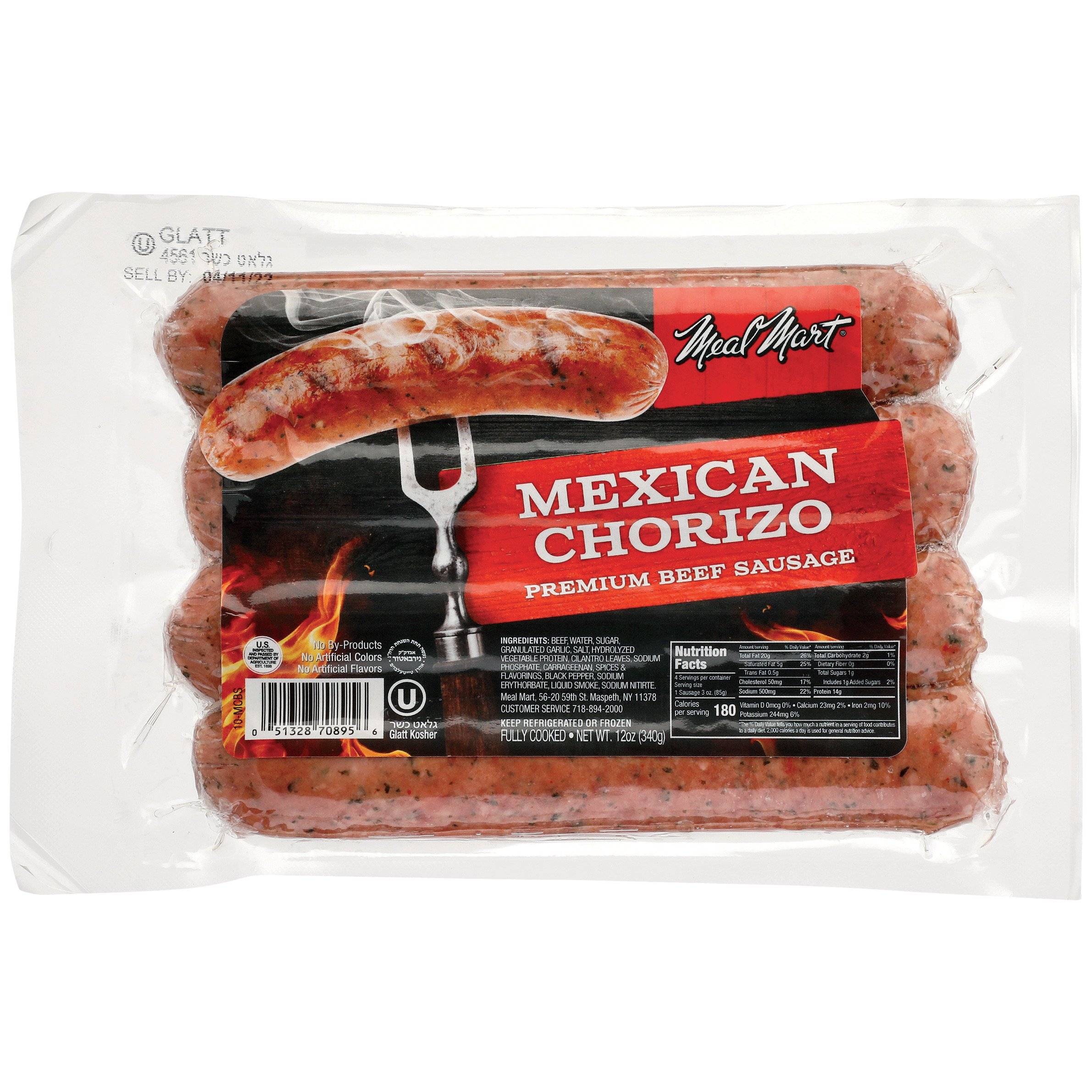 Meal Mart Mexican Chorizo Beef Sausage, Kosher - Shop Meat at H-E-B