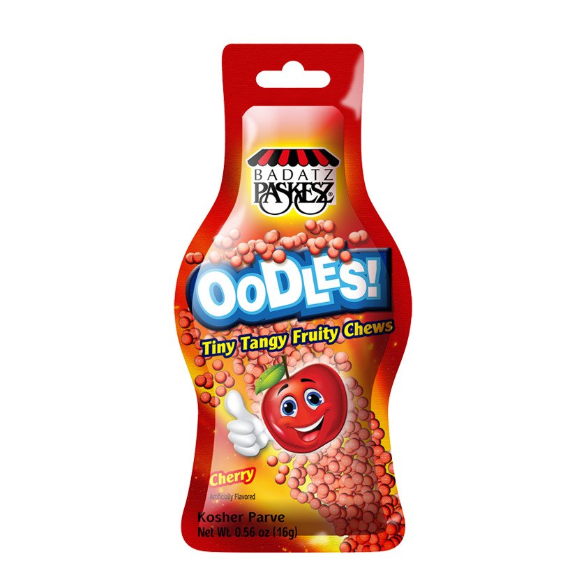 Paskesz Oodles Kosher Cherry Fruity Chews - Shop Candy at H-E-B