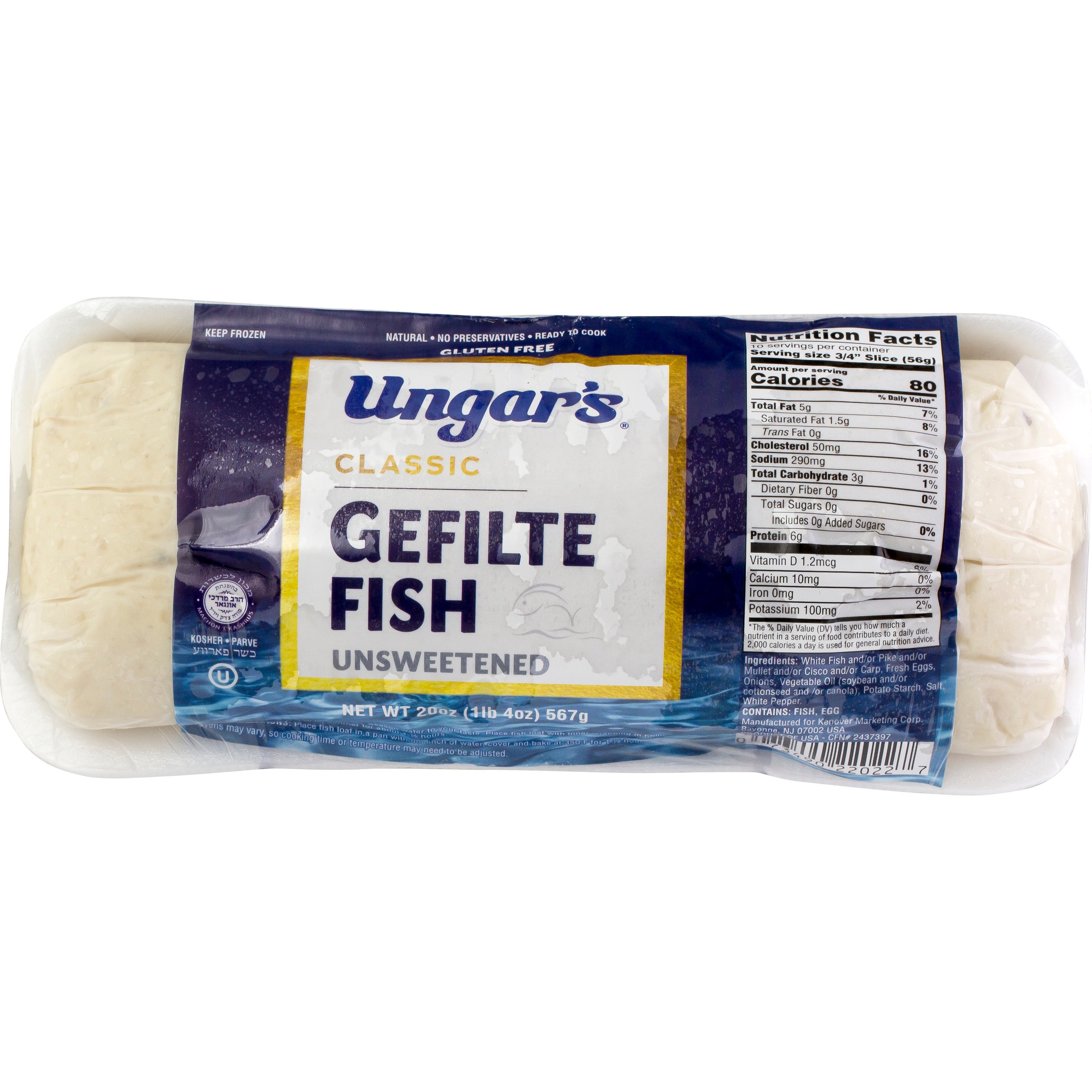 Ungar's Unsweetened Gefilte Fish - Shop Seafood at H-E-B