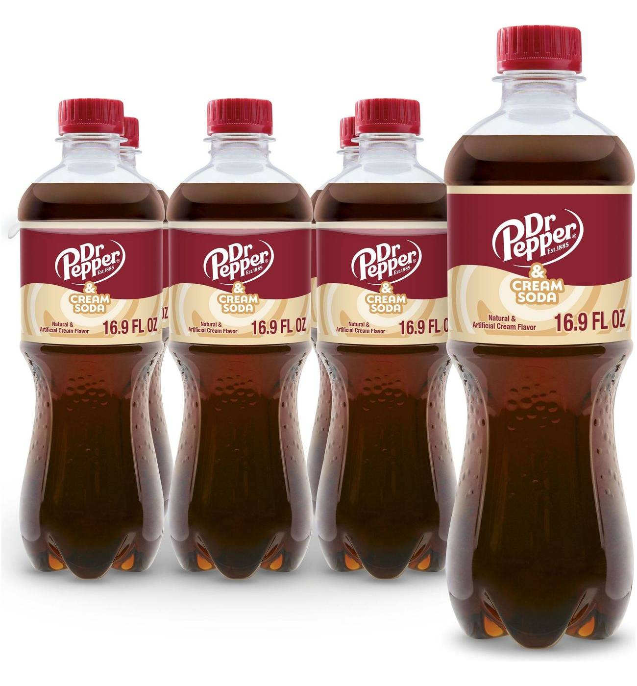 Dr Pepper & Cream Soda 6 pk Bottles - Shop Soda at H-E-B