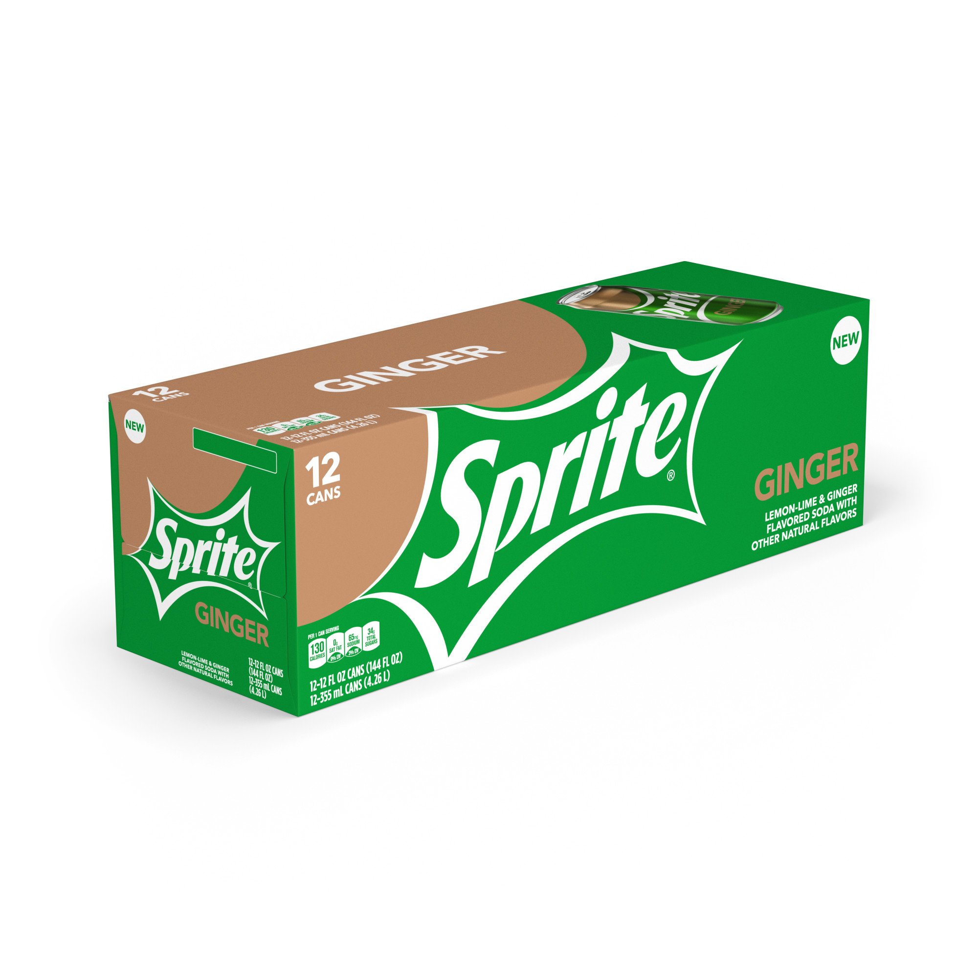 Sprite Ginger Soda 12 oz Cans - Shop Soda at H-E-B