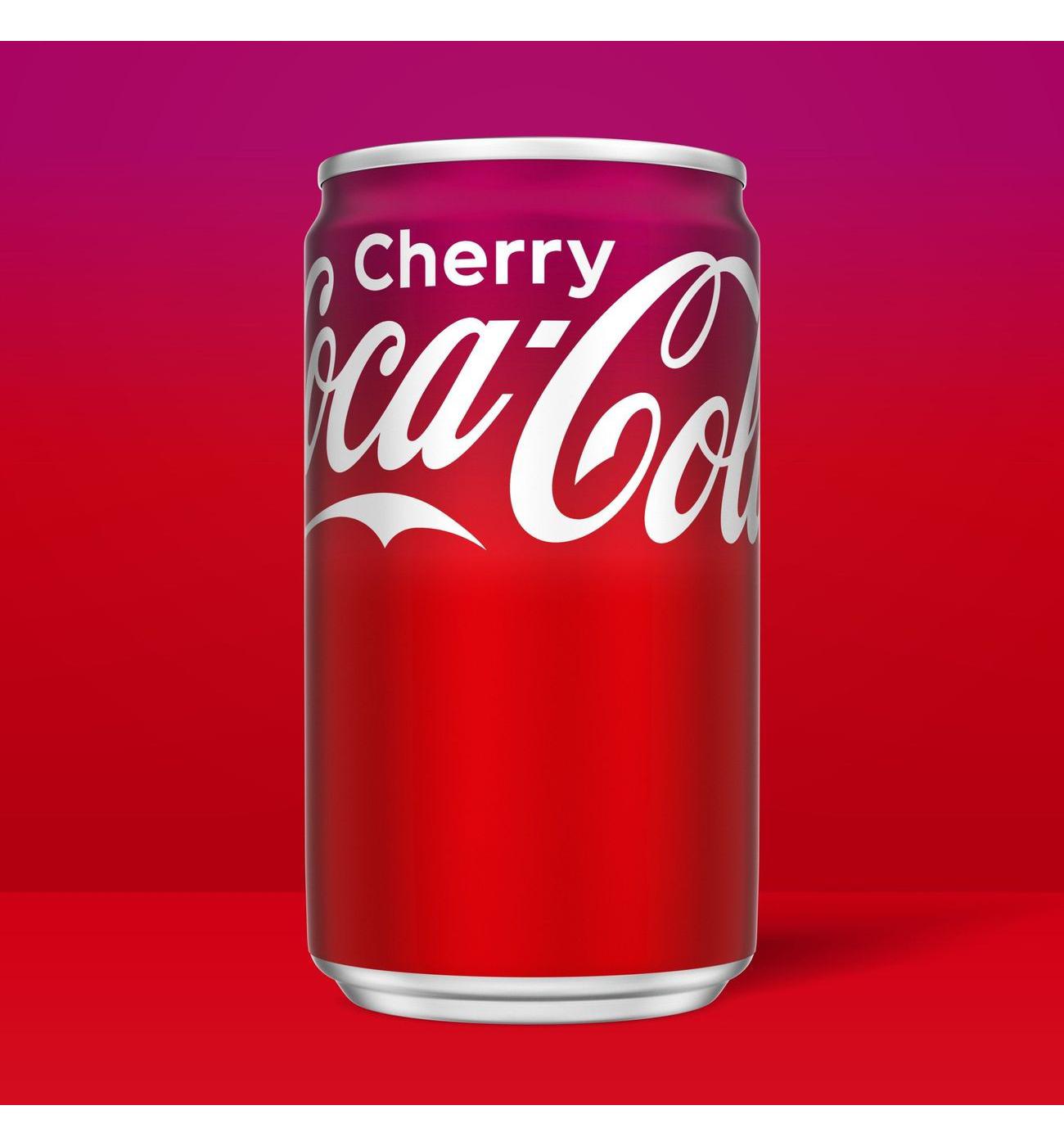Coca-Cola Cherry Coke Mini 7.5 oz Cans - Shop Soda at H-E-B
