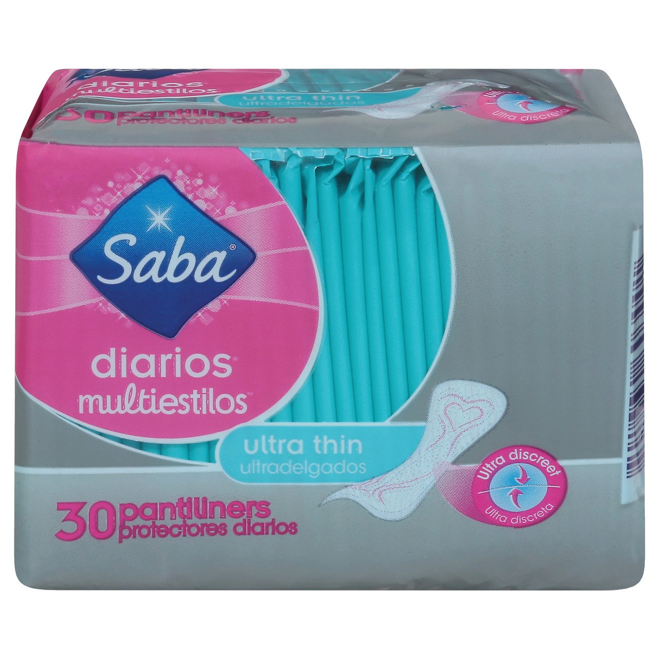 Saba Diarios Multiestilos Pantiliners - Ultra Thin - Shop Pads & liners ...