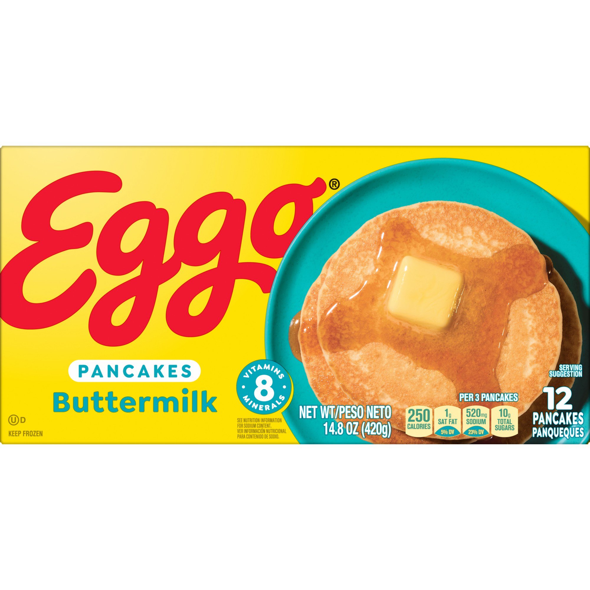 Eggo Buttermilk Frozen Pancakes - Shop Entrees & sides at H-E-B