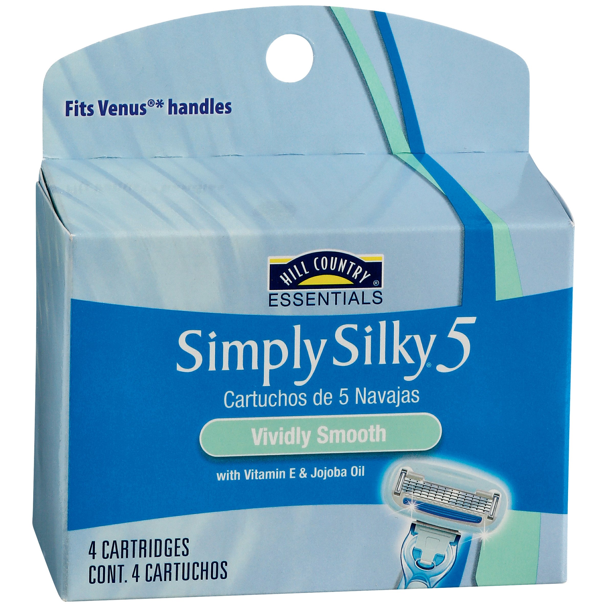 Hill Country Essentials Simply Silky 5 Refill - Shop Razors & blades at ...