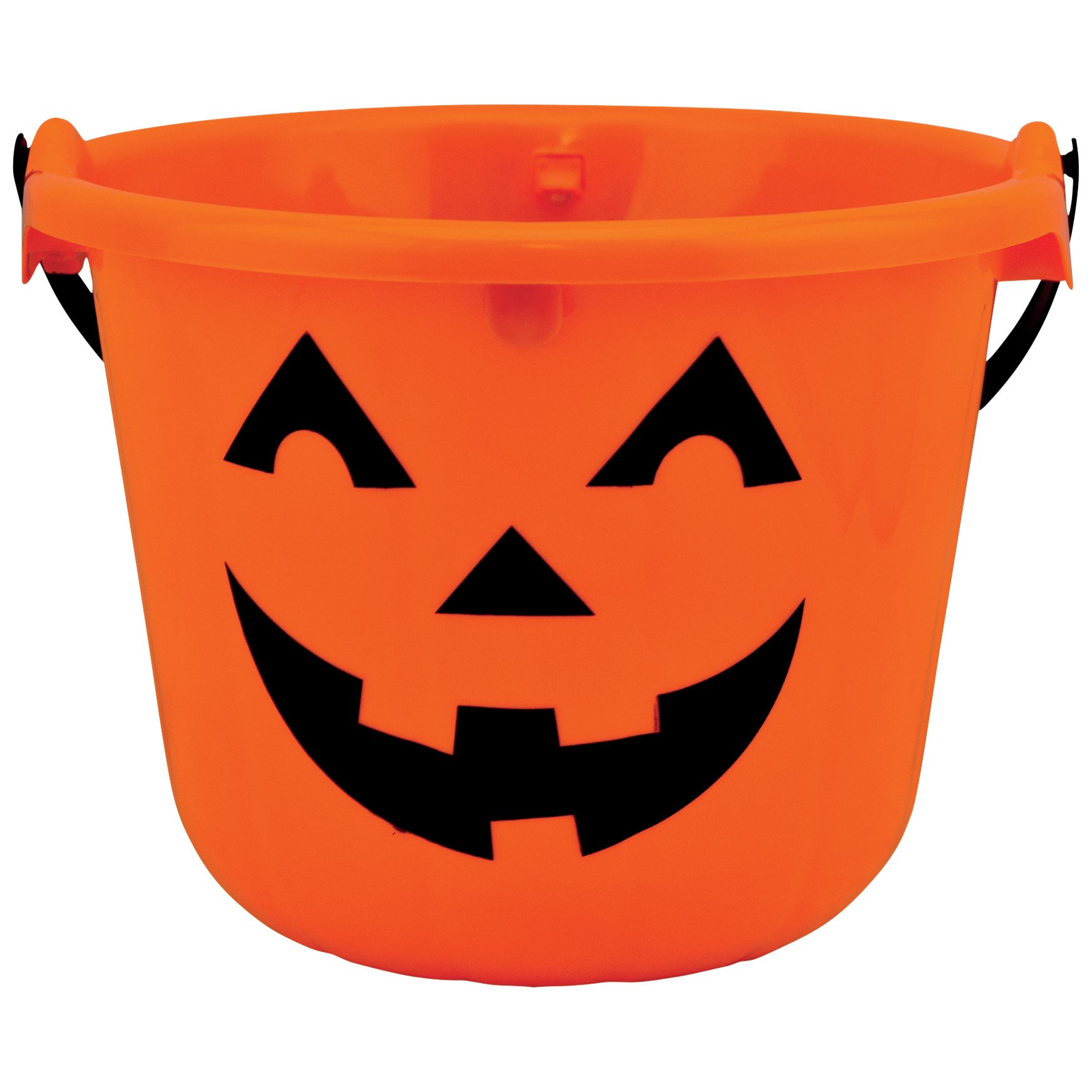 Magic Seasons Orange Pumpkin Halloween Treat Bucket - Shop Seasonal ...