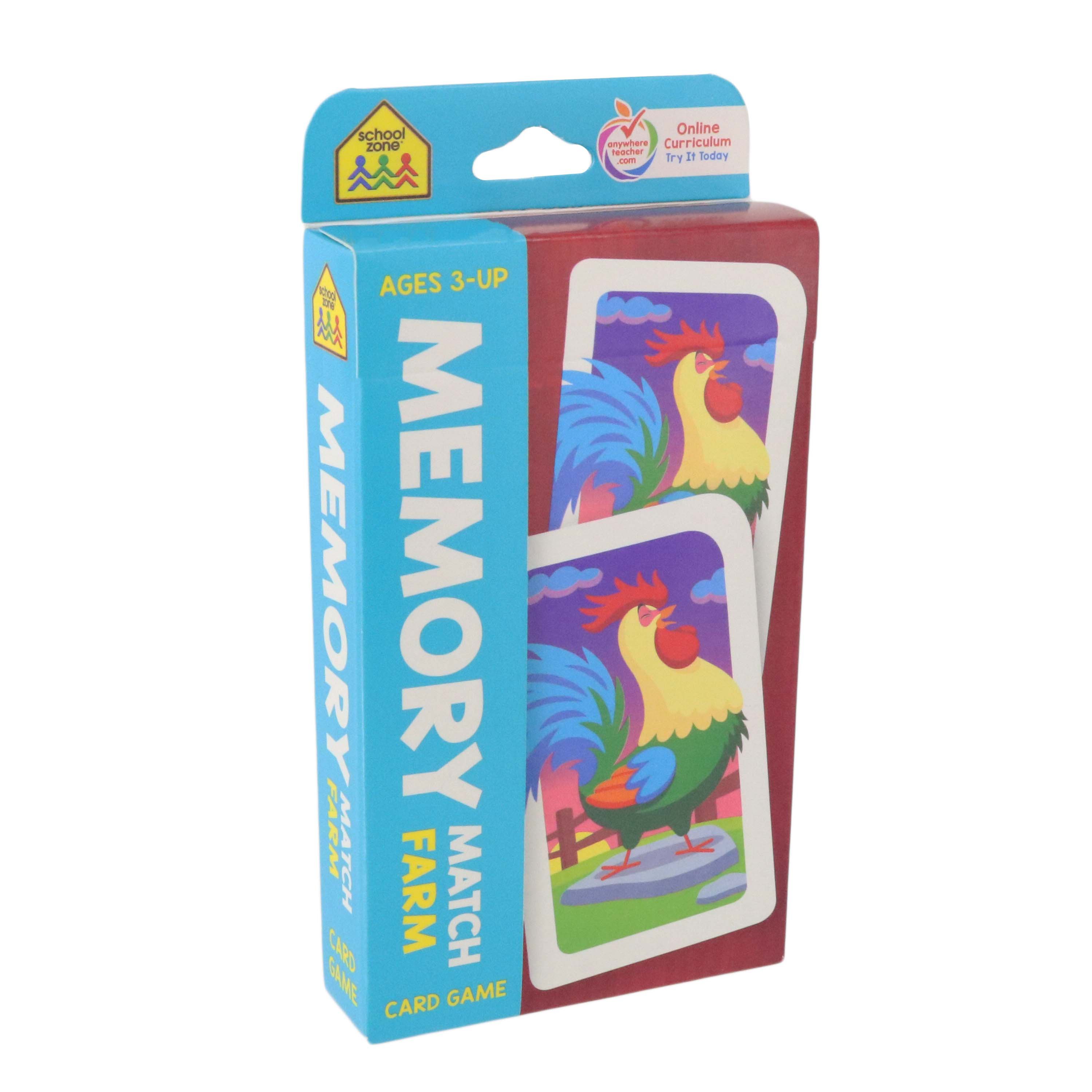 School Zone Memory Farm Match Card Game - Shop Games at H-E-B
