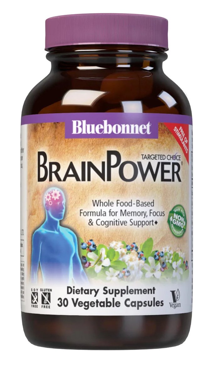 Bluebonnet Nutrition Targeted Choice Brain Power Capsules - Shop Herbs ...
