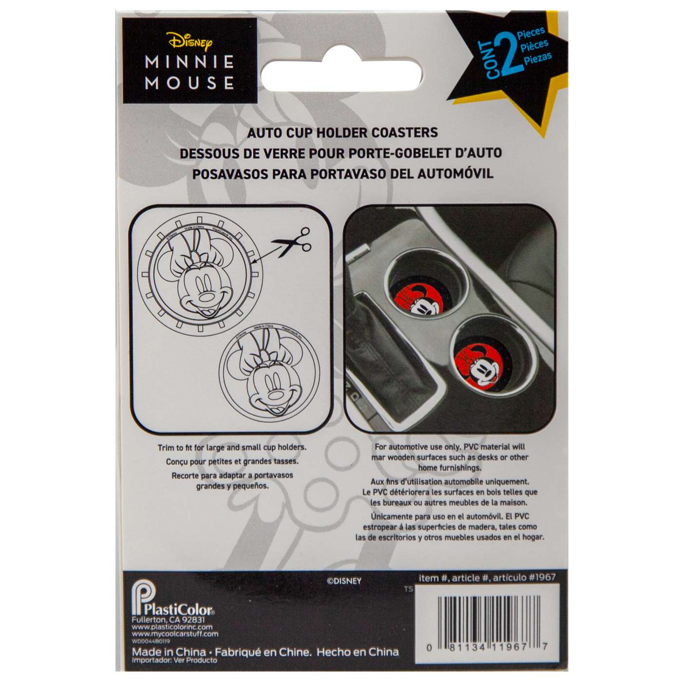 Disney Minnie Mouse Coasters - Shop Car accessories at H-E-B