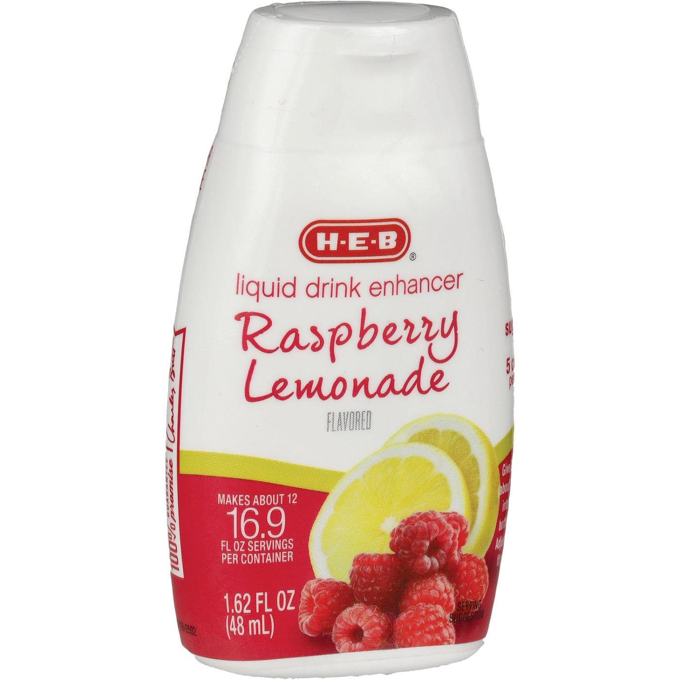 H-E-B Raspberry Lemonade Liquid Drink Enhancer - Shop Mixes & flavor ...
