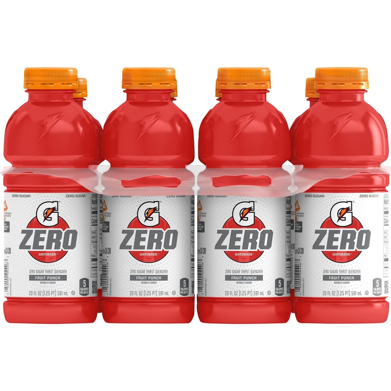 Gatorade Zero Fruit Punch Thirst Quencher 8 pk Bottles - Shop Sports ...