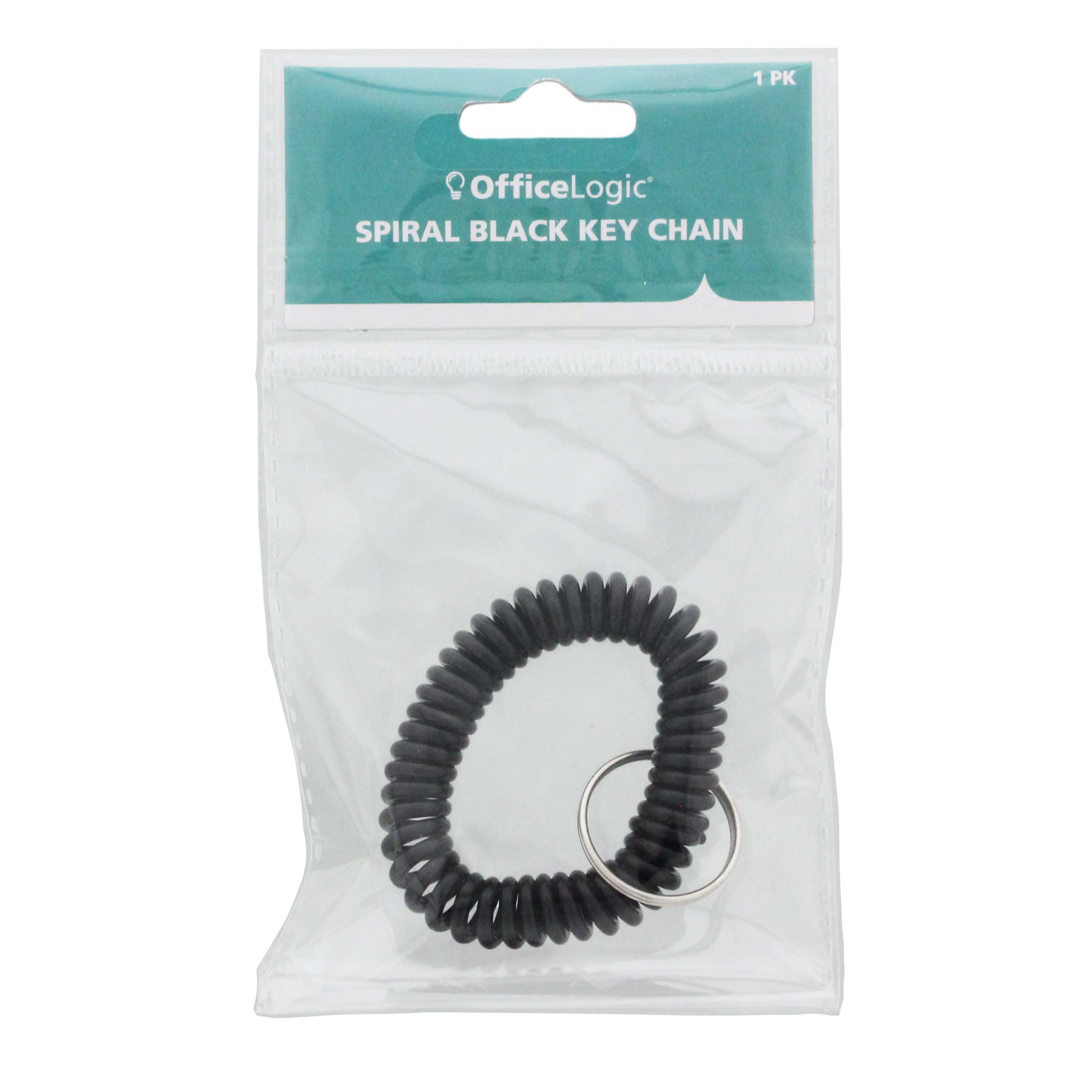 Office Logic Spiral Black Key Chain - Shop Tools & equipment at H-E-B