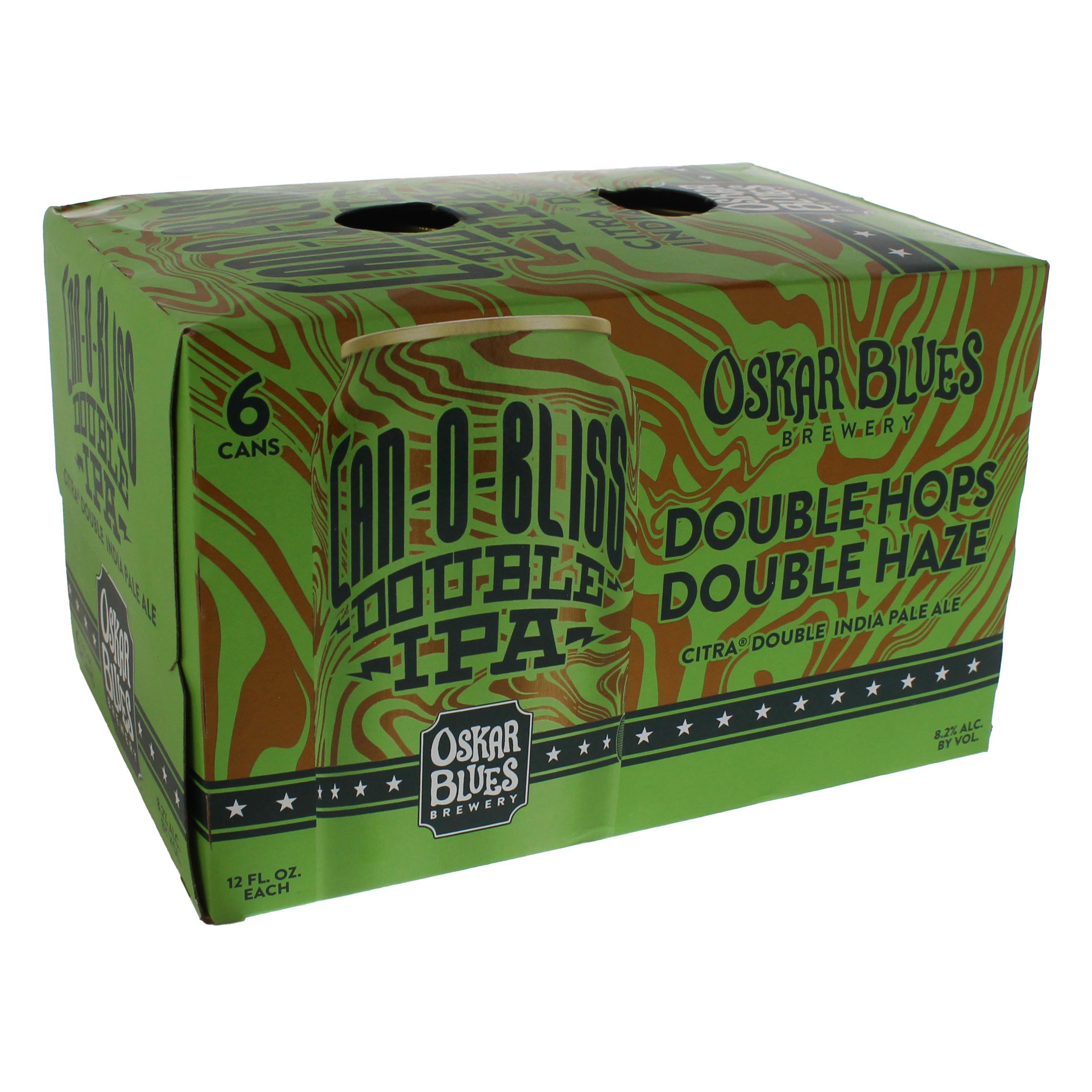 Oskar Blues Can-O-Bliss Citra Double IPA Beer 6 pk Cans - Shop Beer at ...