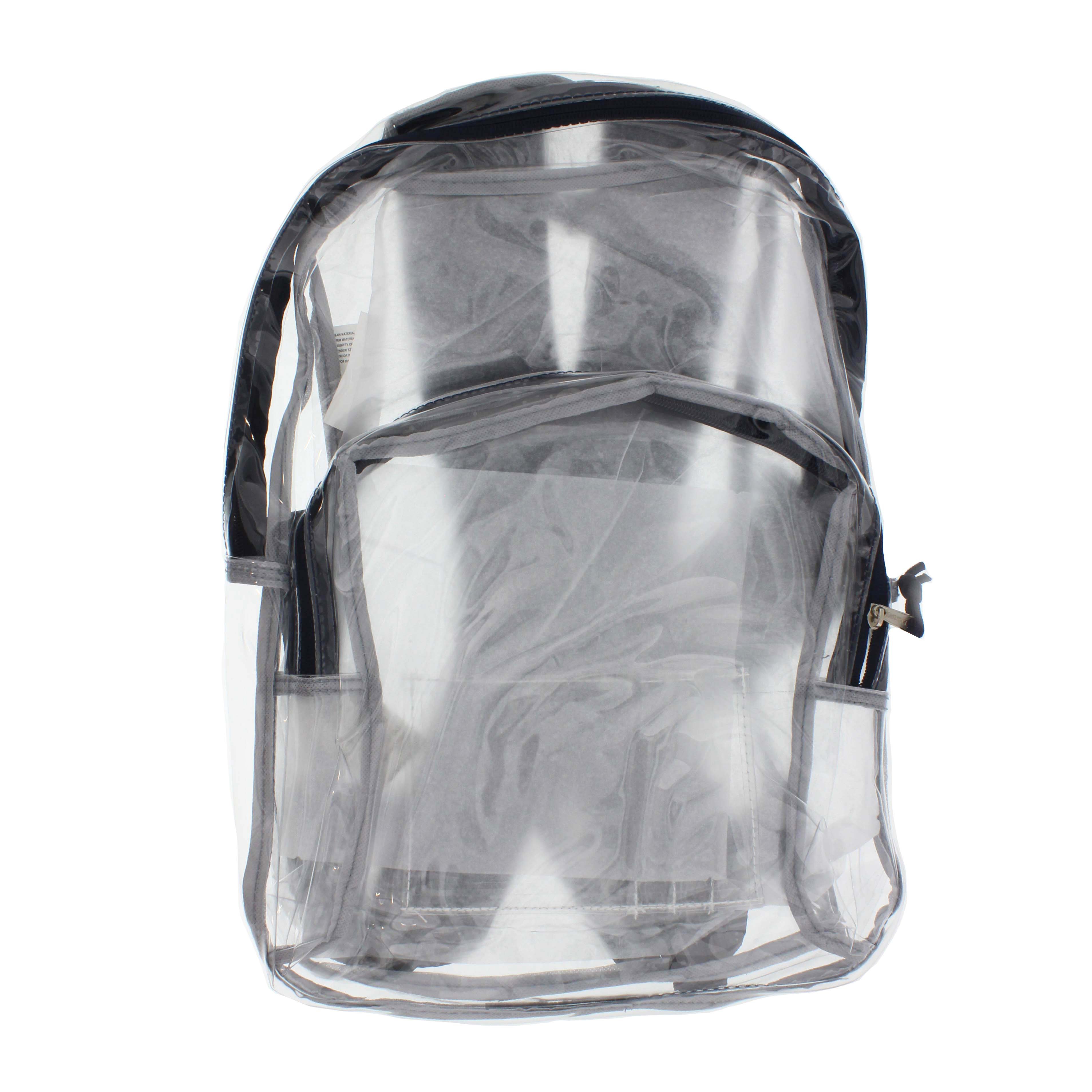 Fuel Clear PVC Backpack with Black Trim - Shop Backpacks at H-E-B